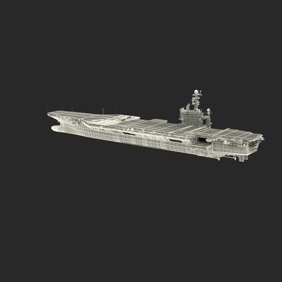 uss harry s truman 3d model