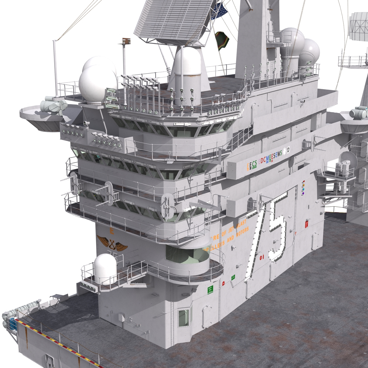 uss harry s truman 3d model