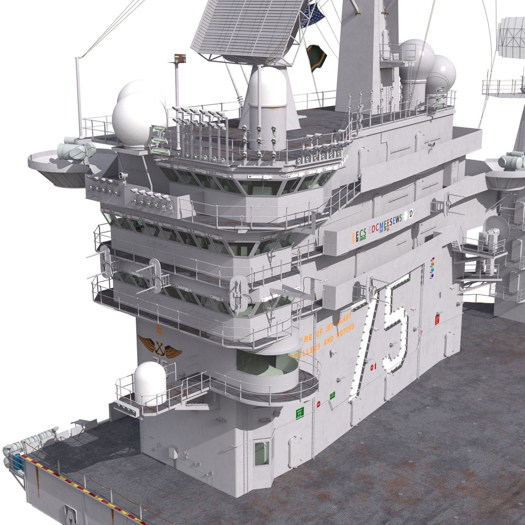 uss harry s truman 3d model