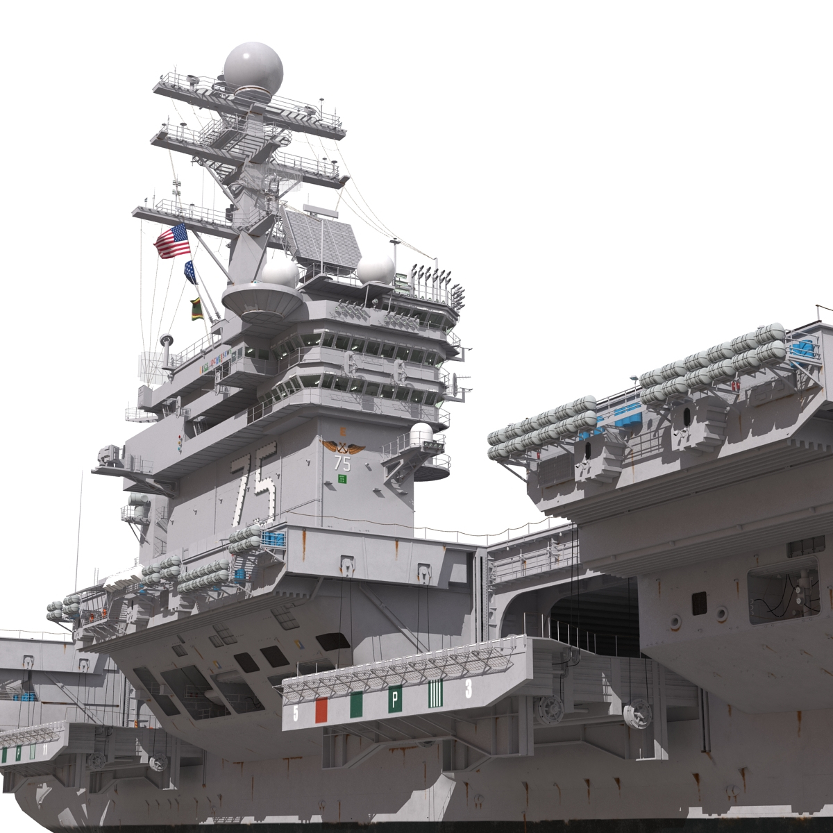 uss harry s truman 3d model