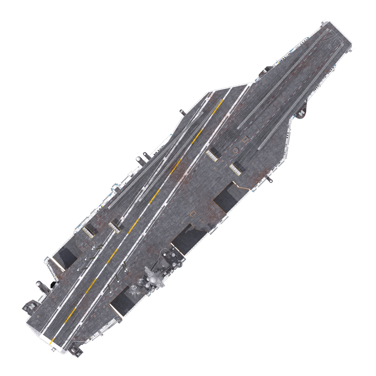 uss harry s truman 3d model