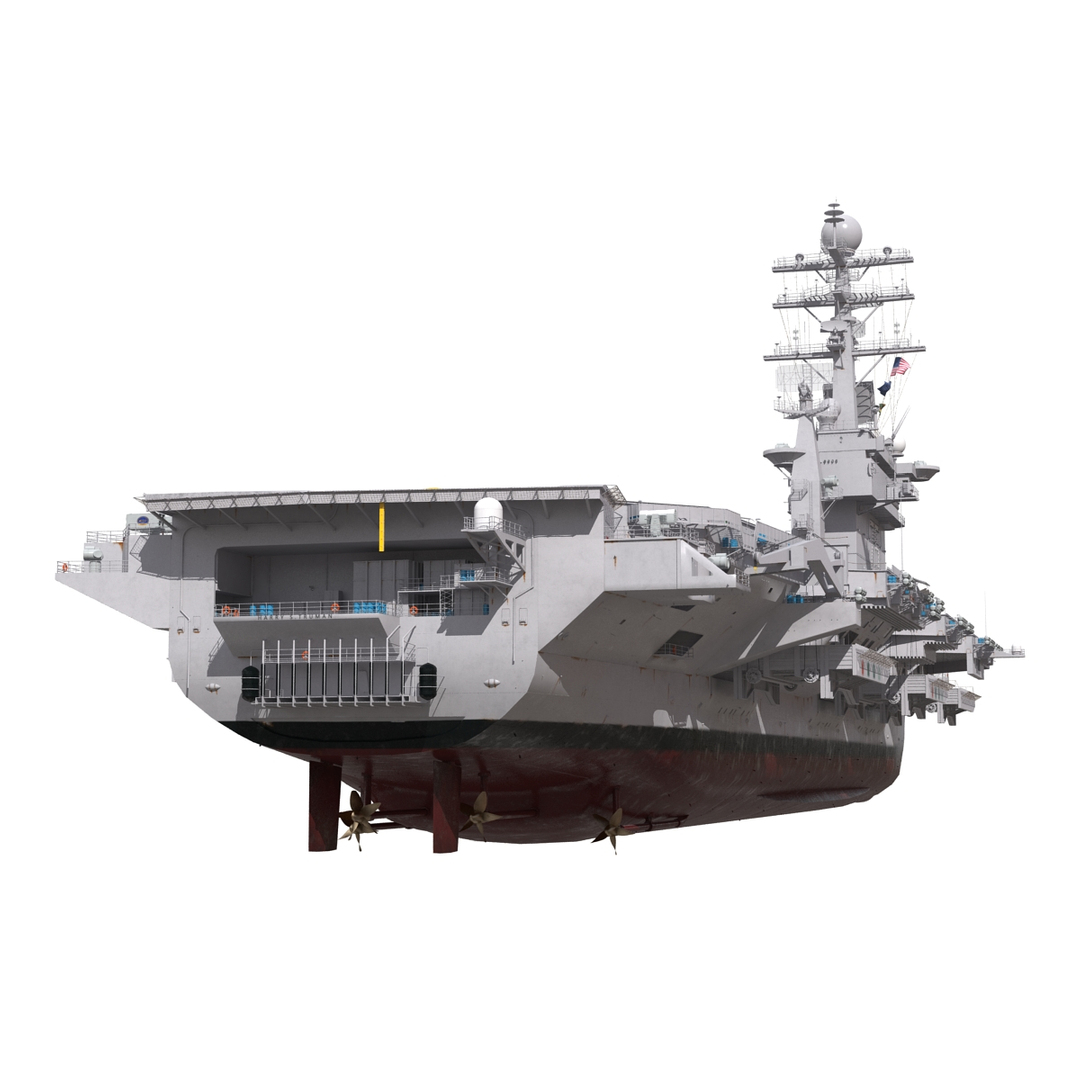 uss harry s truman 3d model