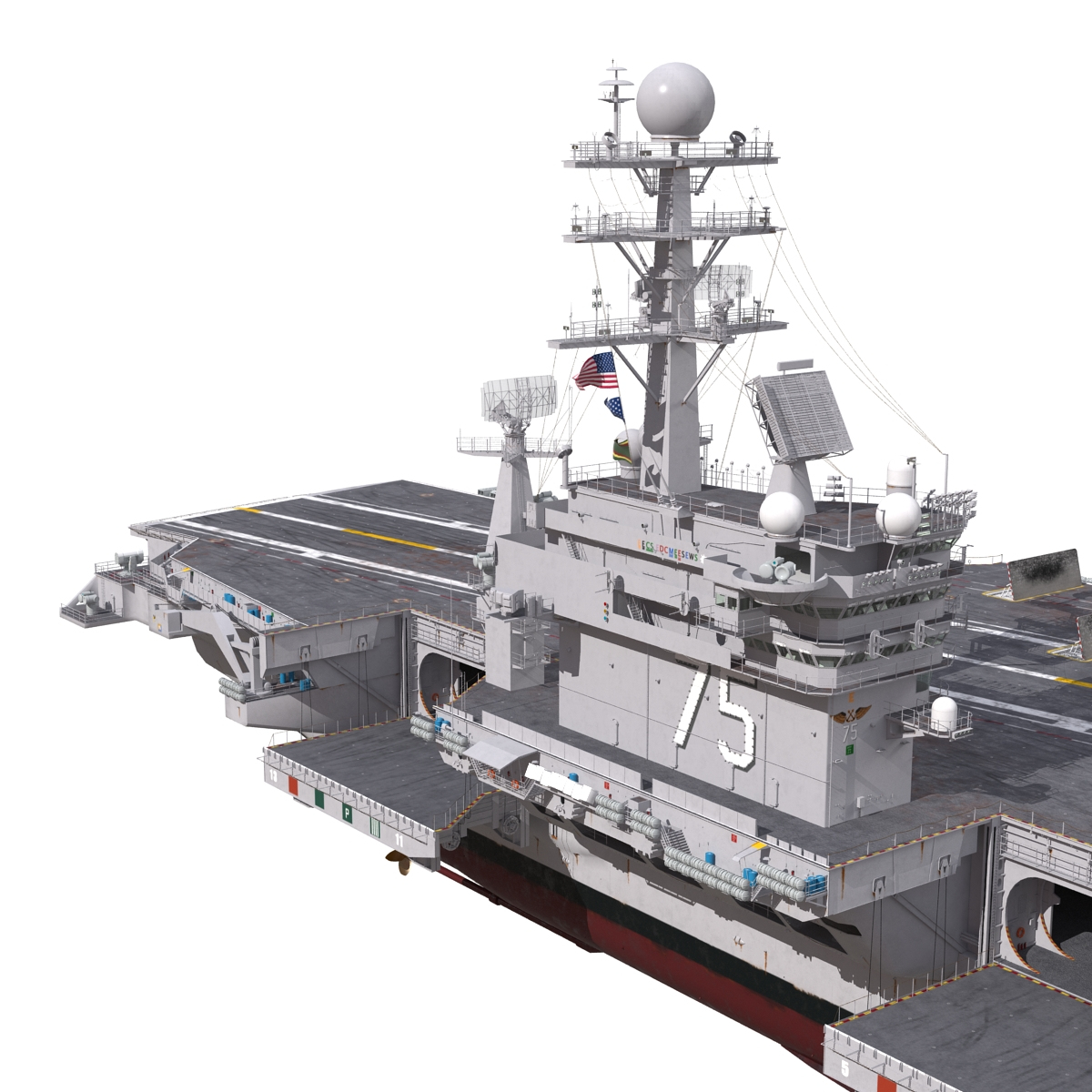 uss harry s truman 3d model