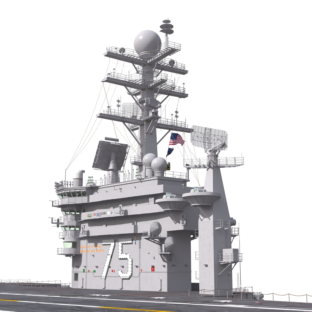 uss harry s truman 3d model