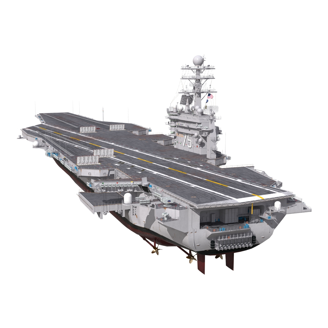 uss harry s truman 3d model