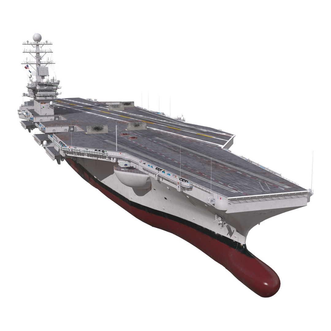 uss harry s truman 3d model