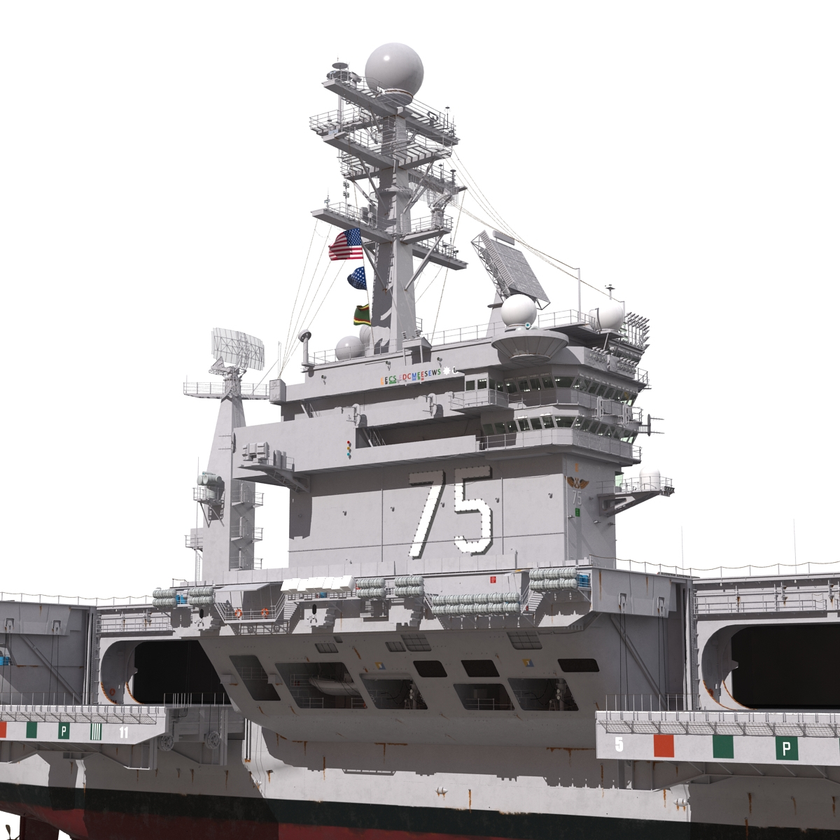 uss harry s truman 3d model