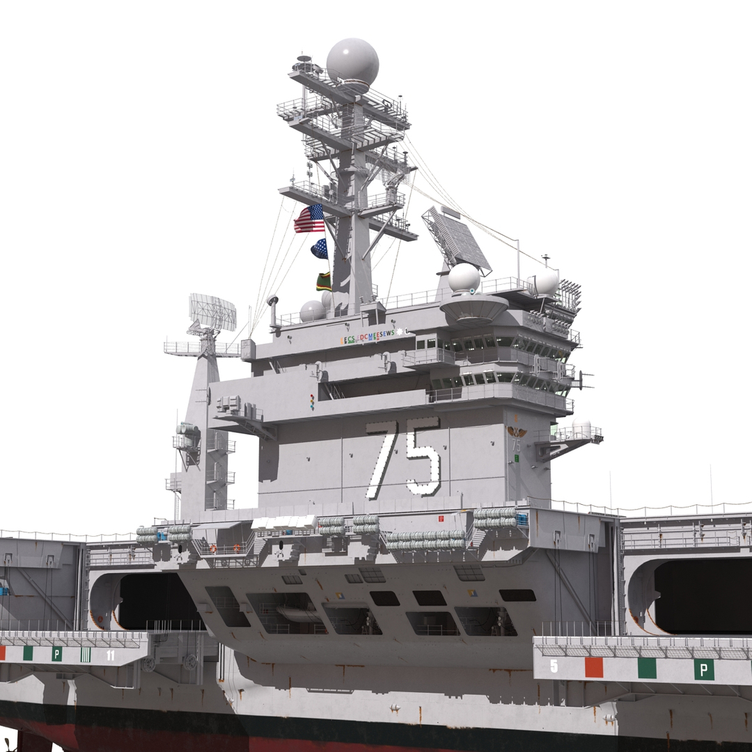 uss harry s truman 3d model