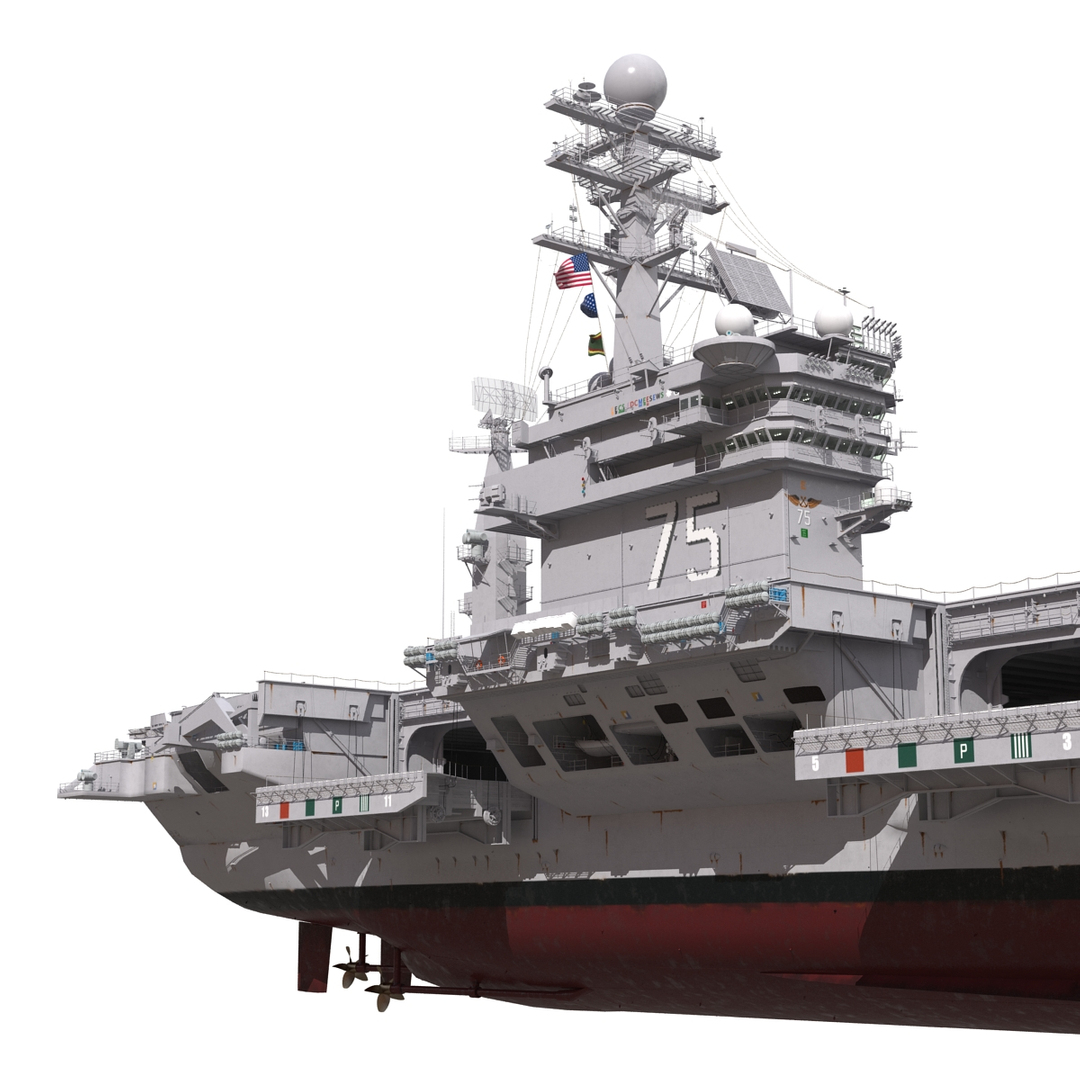 uss harry s truman 3d model