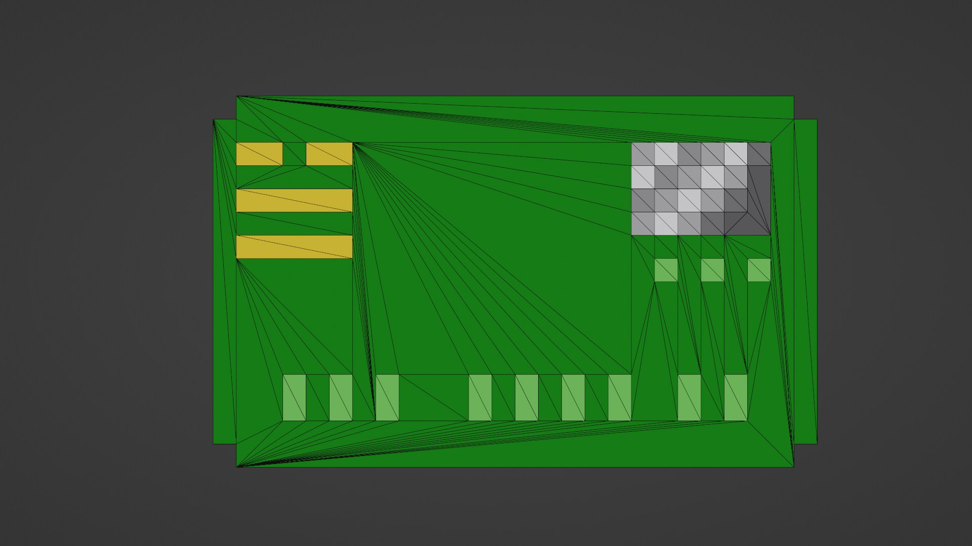 3D Model Credit Card Voxel - TurboSquid 2220993
