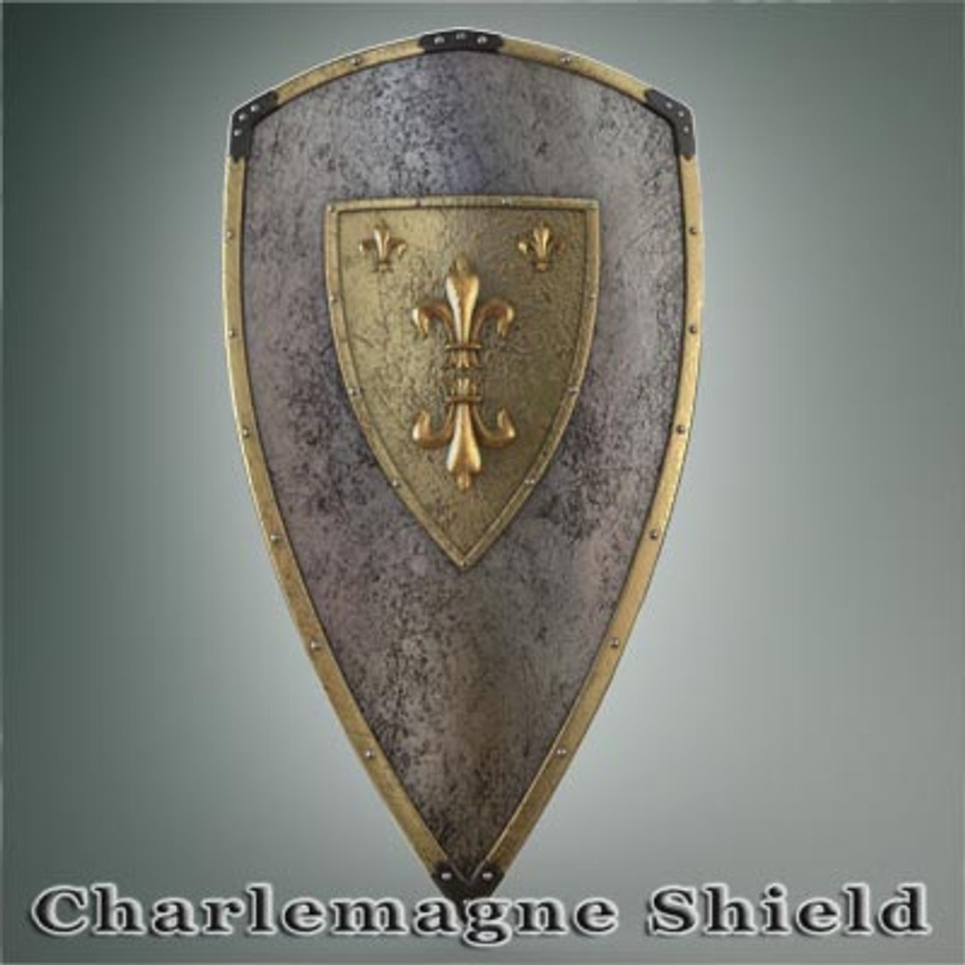 3d Charlemagne Shield