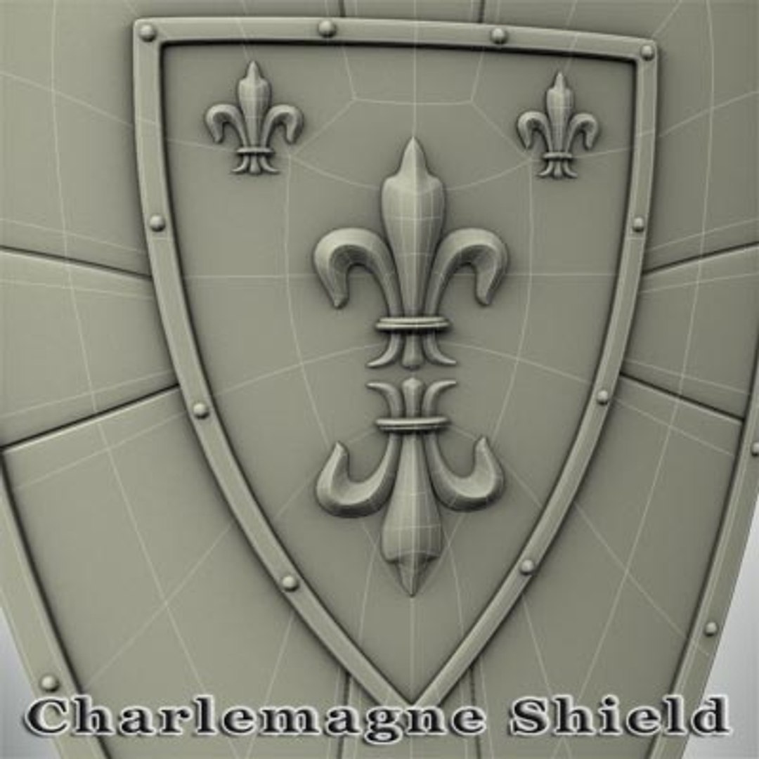 3d Charlemagne Shield