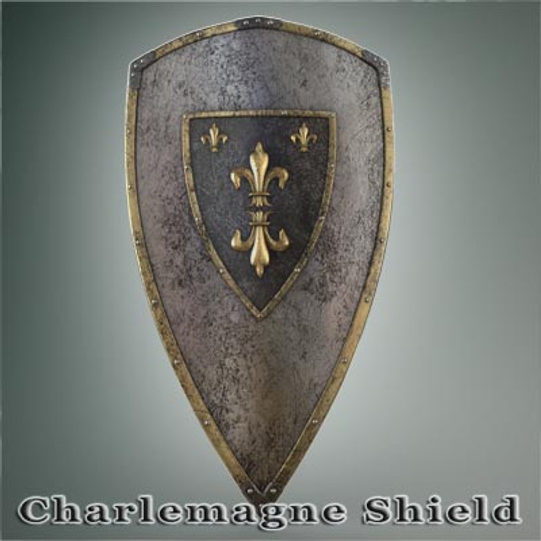 3d Charlemagne Shield