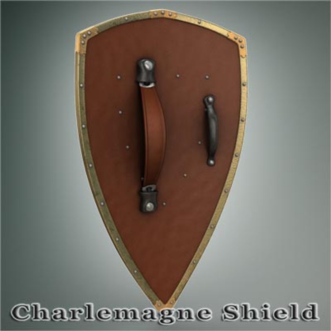 3d Charlemagne Shield