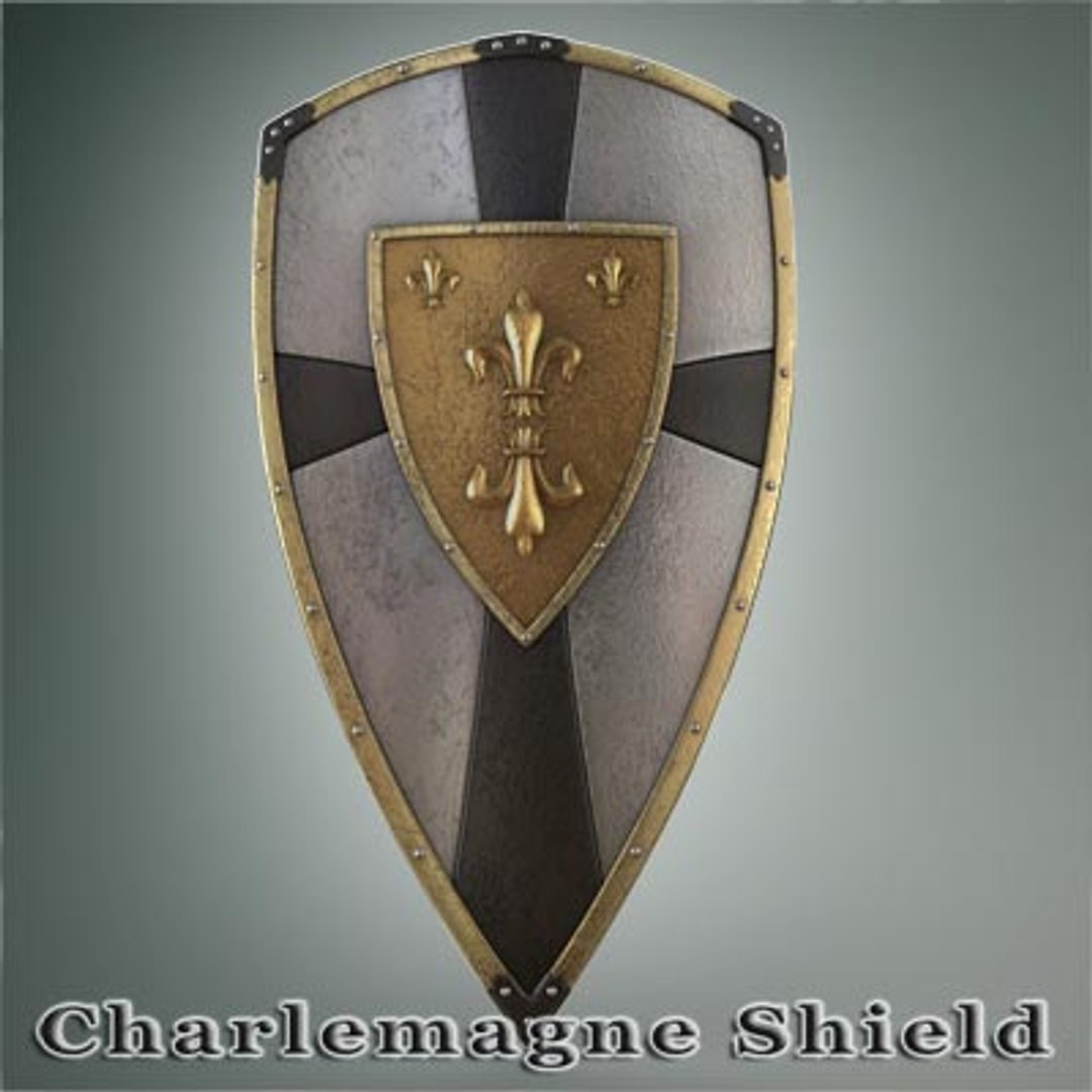 3d Charlemagne Shield
