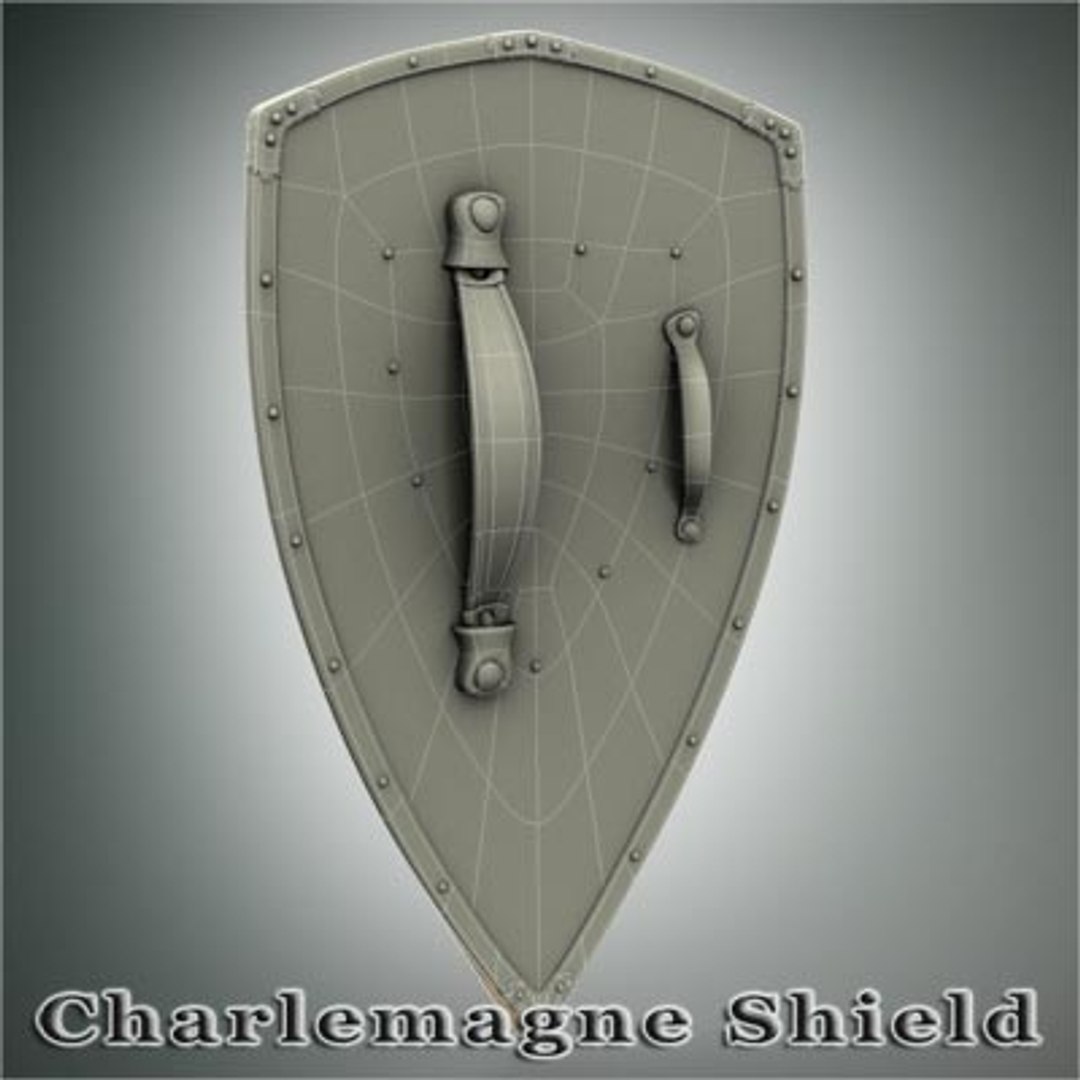 3d Charlemagne Shield