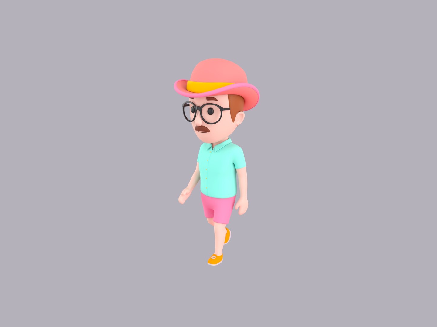 3D Cartoon Male Character Rigged 038 - TurboSquid 2375296