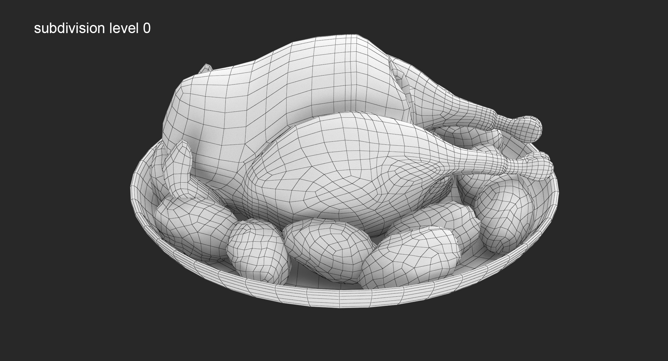 thanksgiving turkey 3d model