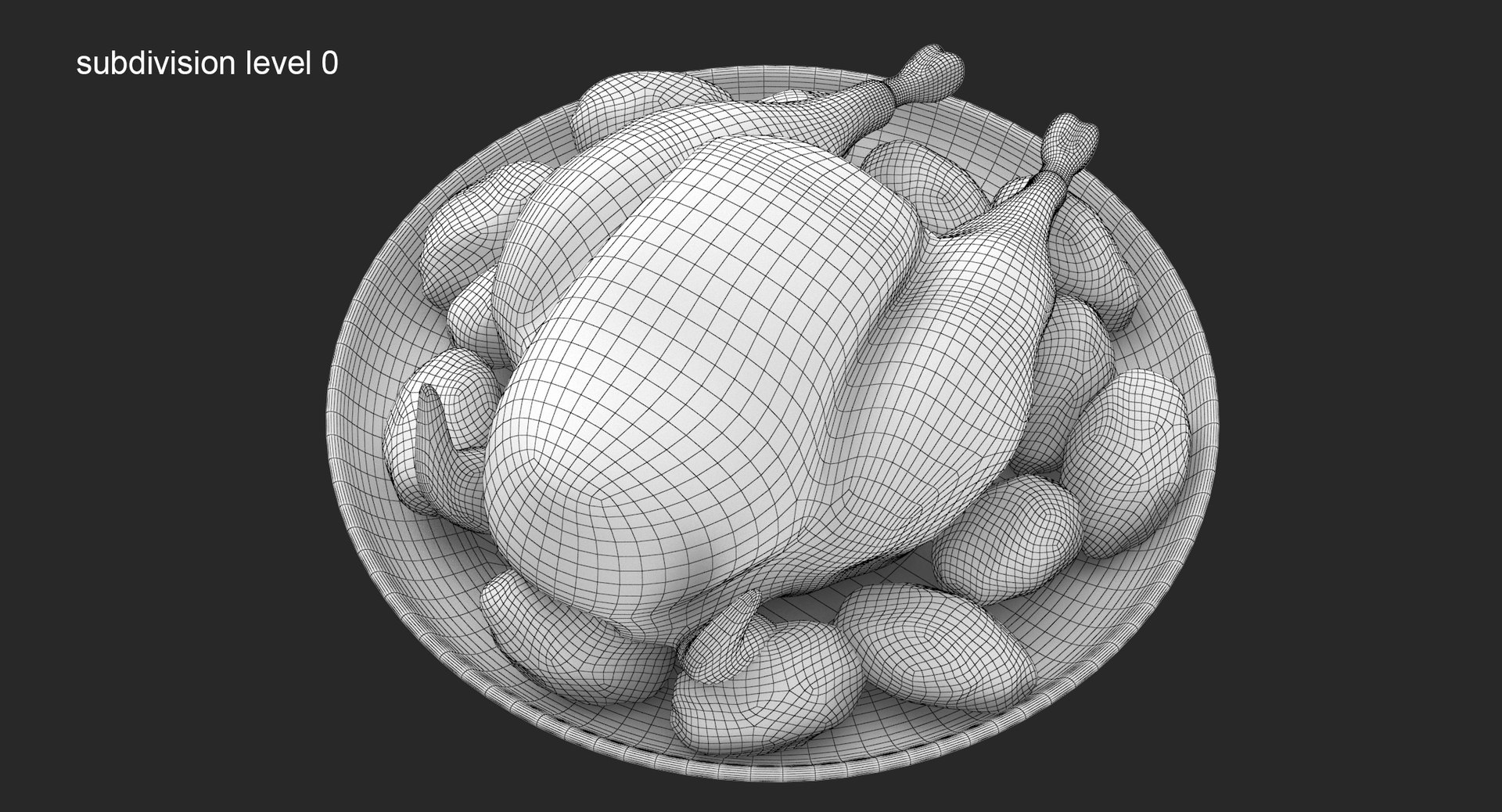 Thanksgiving Turkey 3d Model