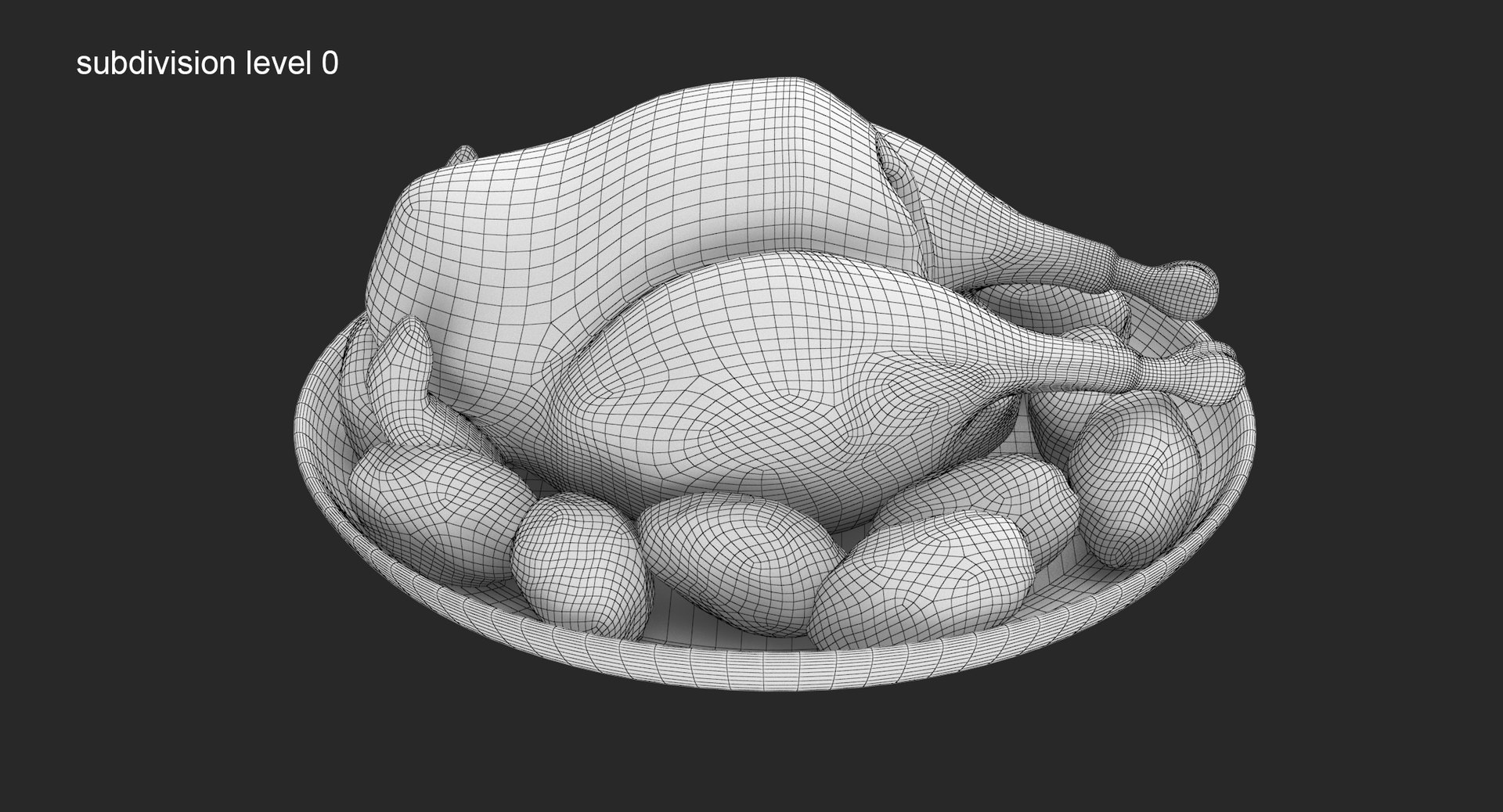 Thanksgiving Turkey 3d Model