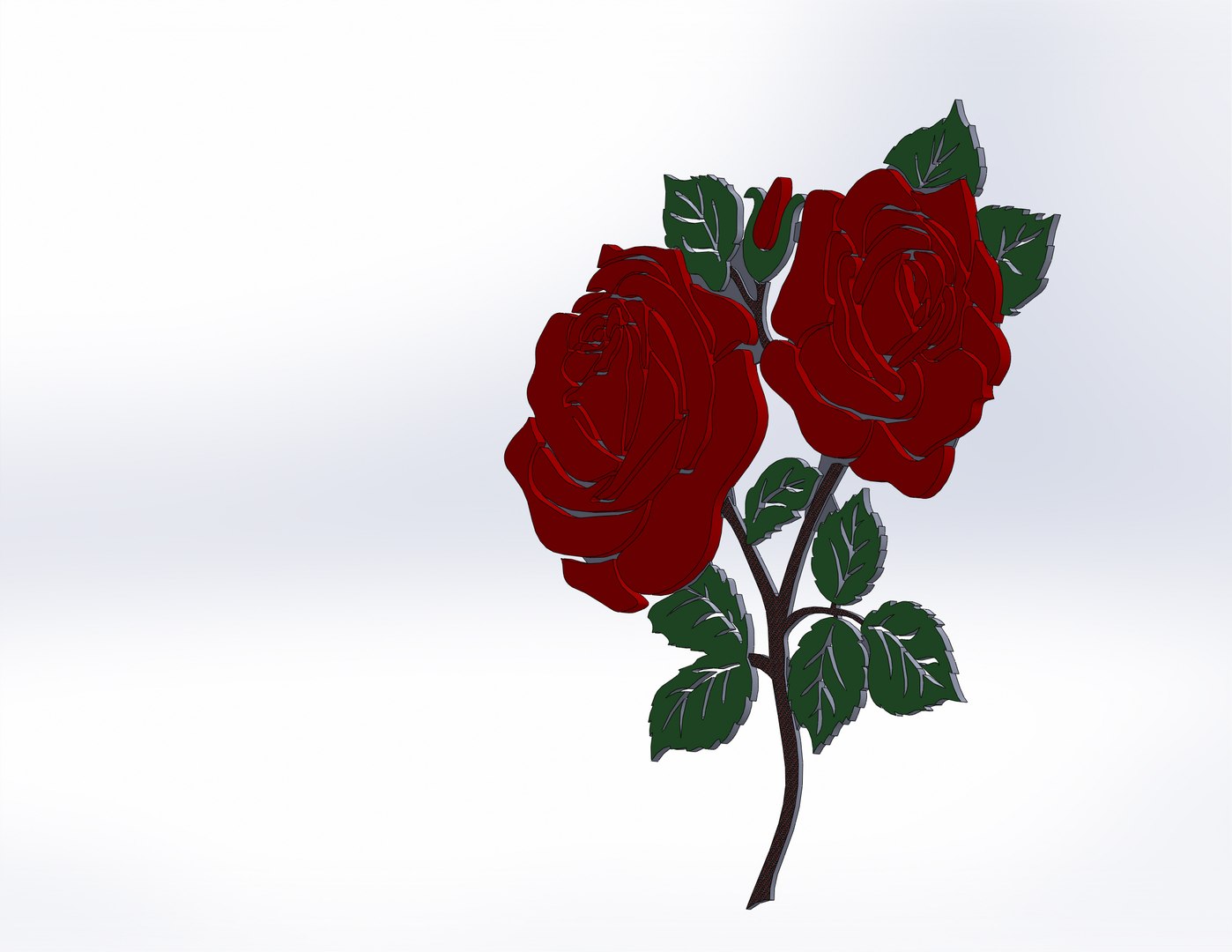 Rose 3D Model - TurboSquid 1888360