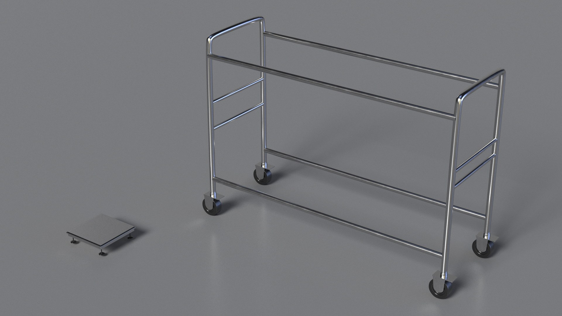 3D Model Pit Stop Wheel Cart - TurboSquid 2311914