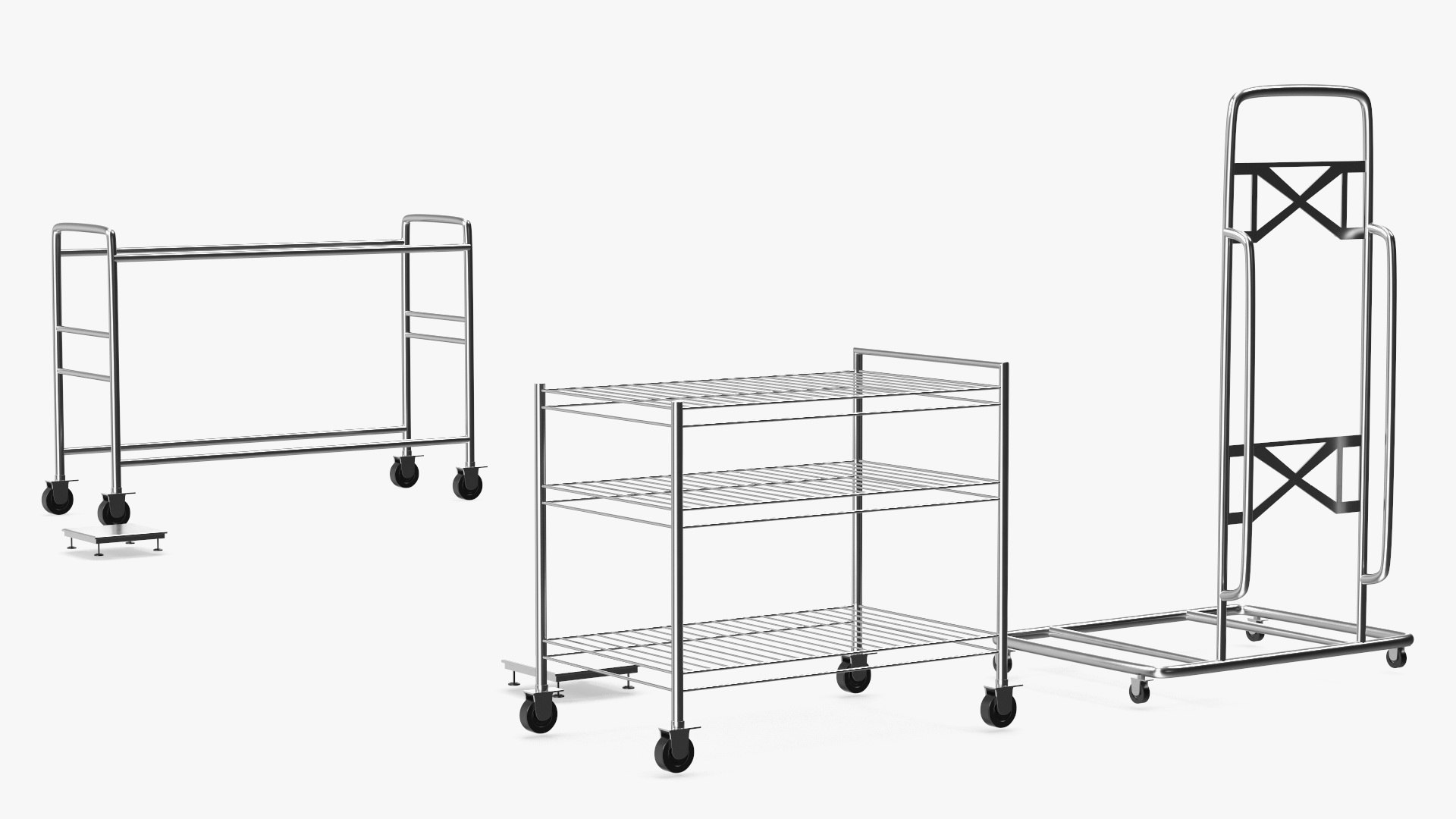 3D Model Pit Stop Wheel Cart - TurboSquid 2311914