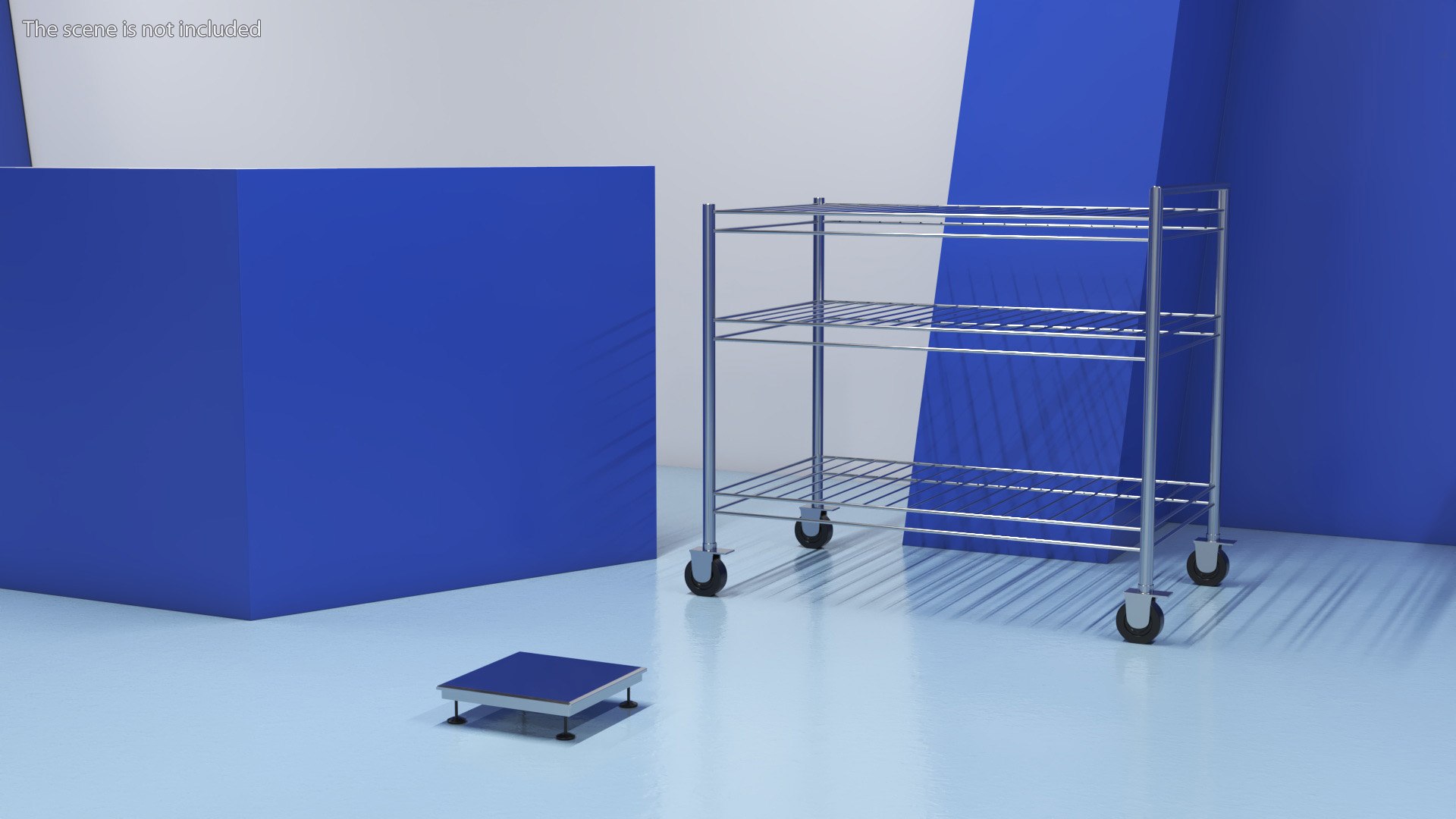 3D Model Pit Stop Wheel Cart - TurboSquid 2311914