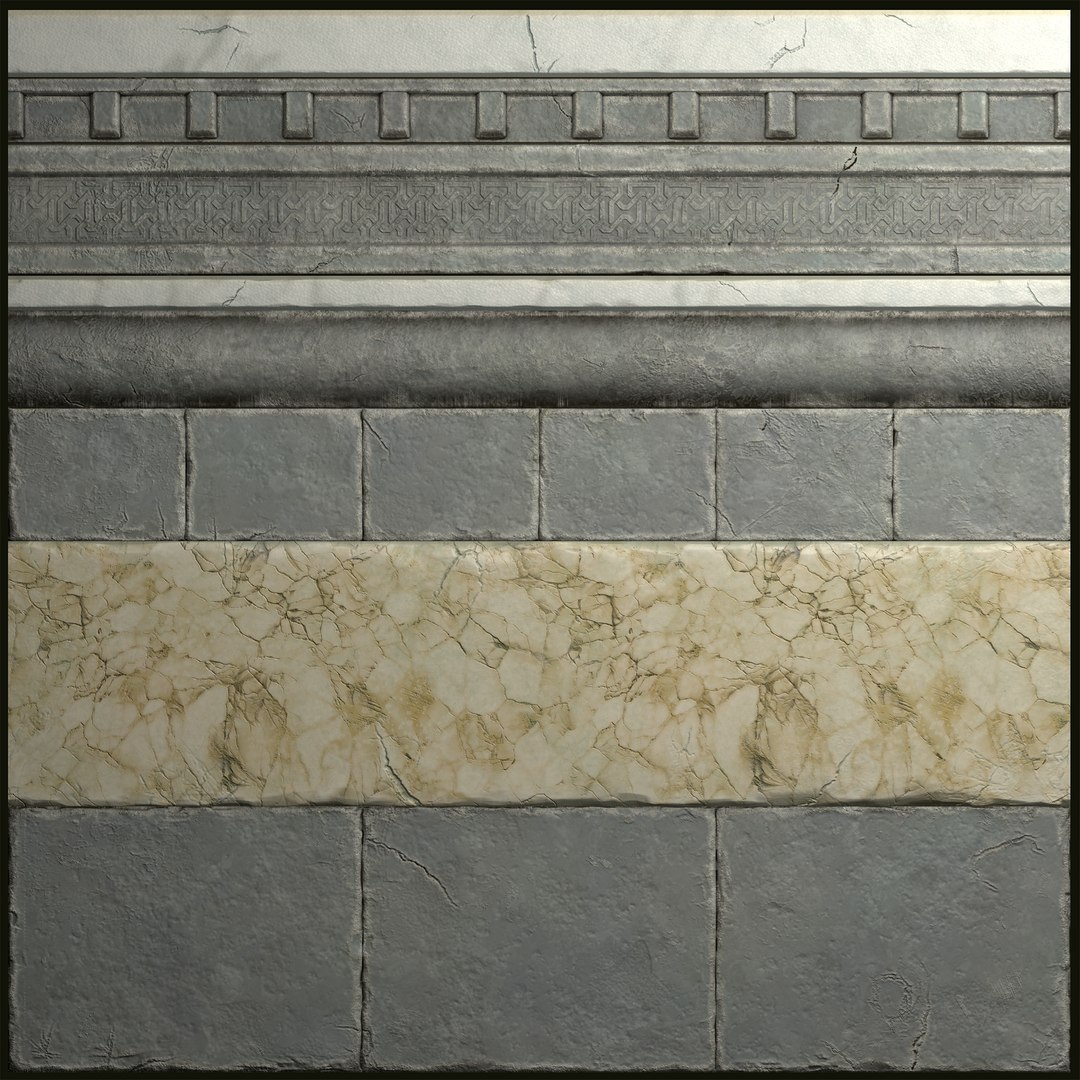 Stone Detail Trim Sheets Texture 3D Model - TurboSquid 1835694