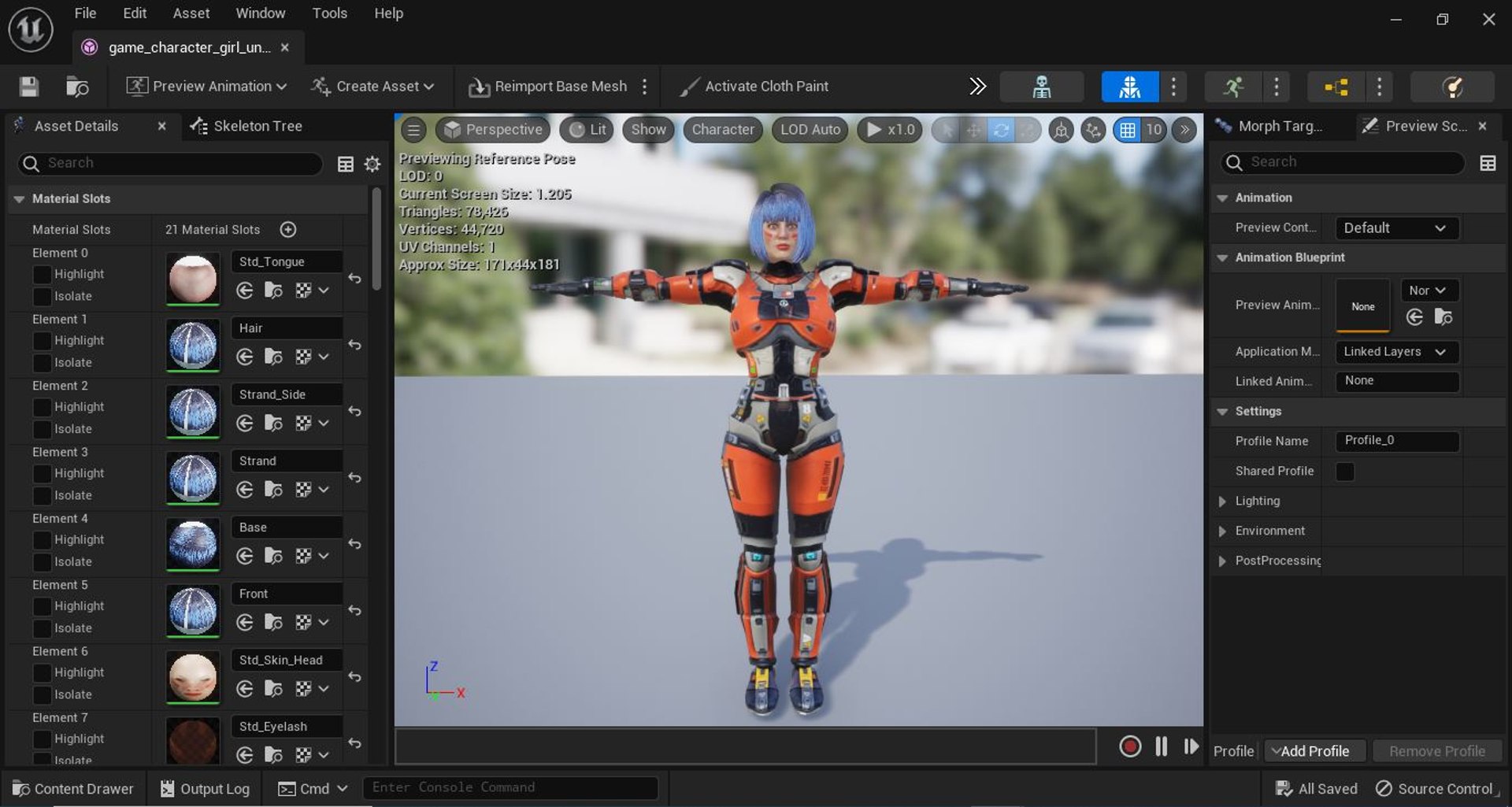 Sci-Fi Girl Low-poly 3D Model - TurboSquid 2079322