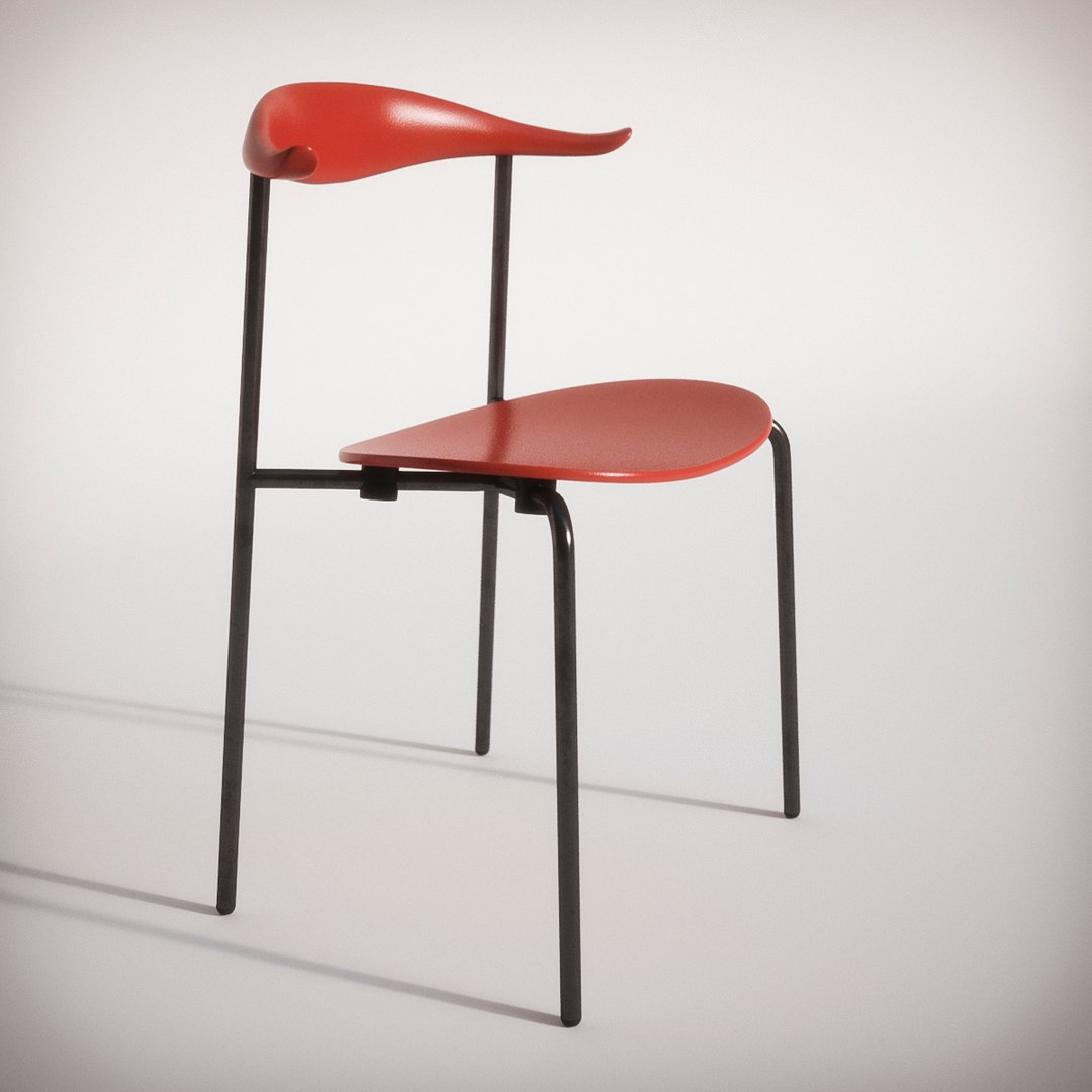 3d Ch88 Chair Carl Hansen Model