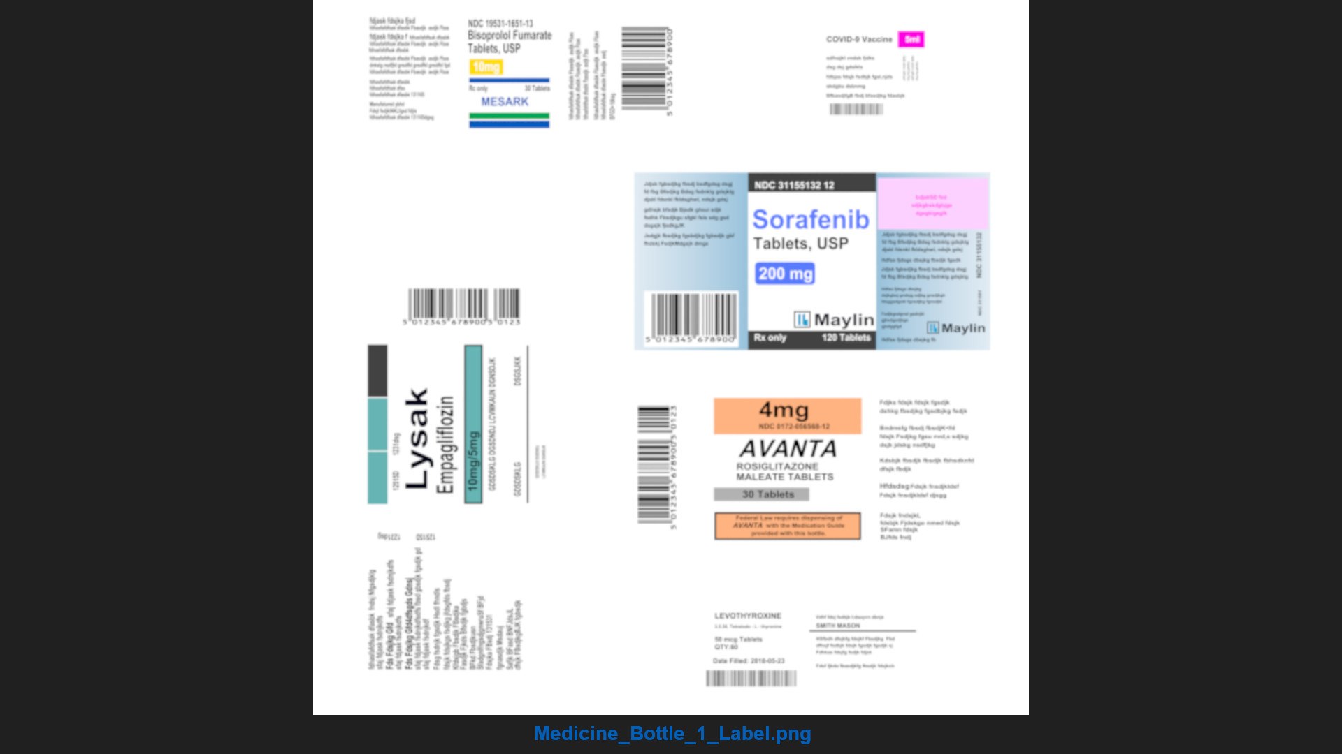 3D Medicine Bottle 1 Basic Model - TurboSquid 2096649