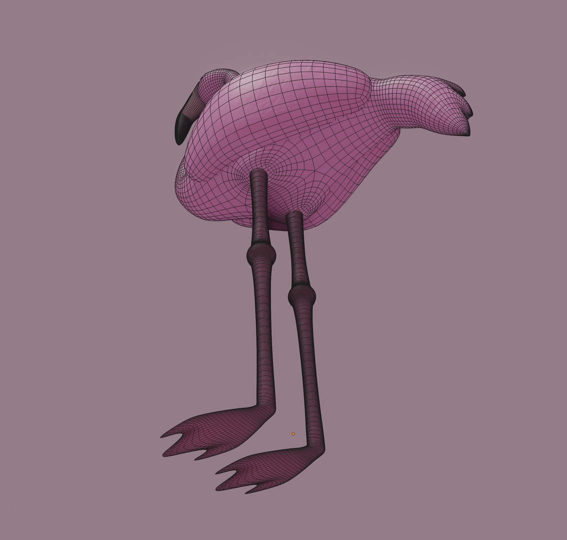 Flamingo Nature Bird Model - TurboSquid 1663250