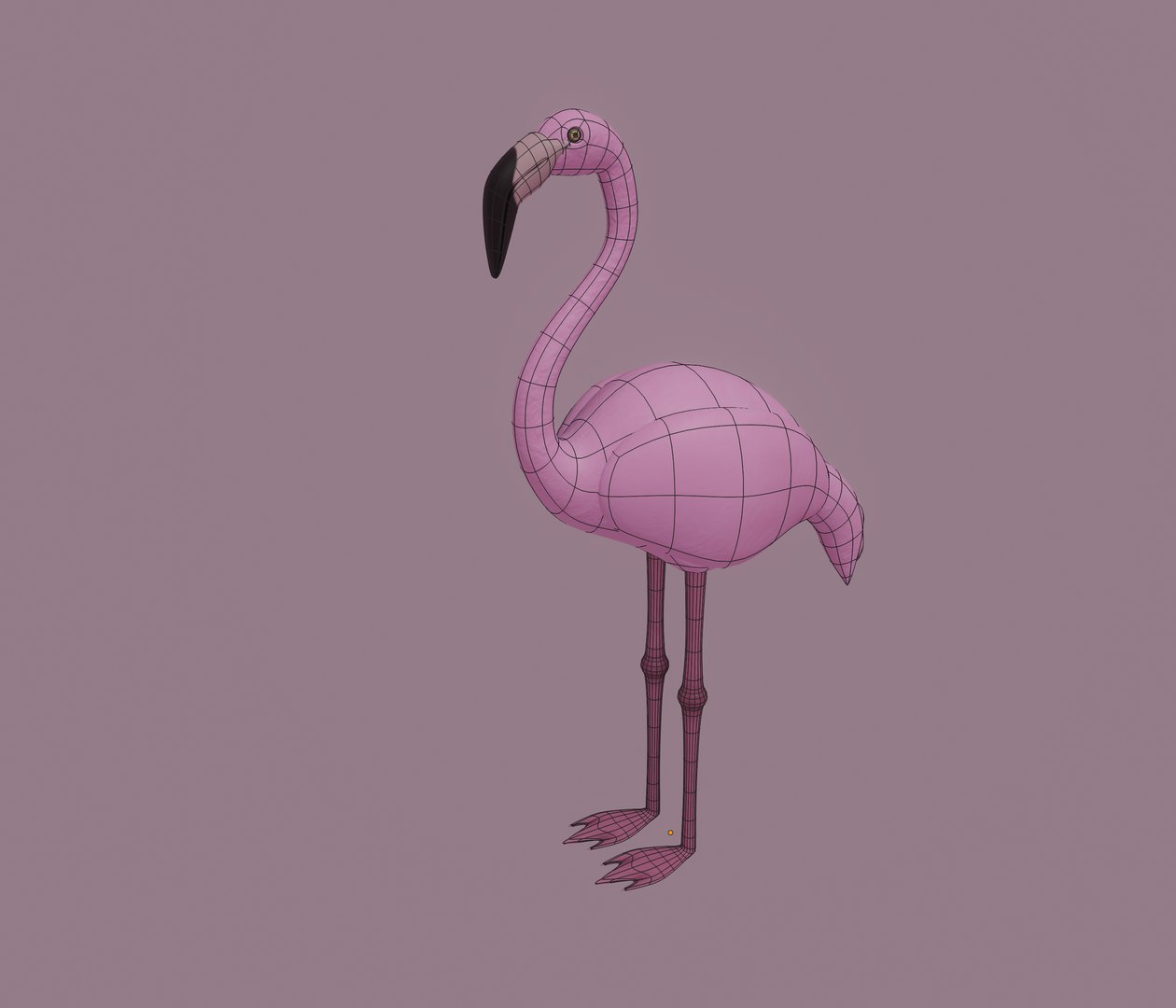 Flamingo Nature Bird Model - TurboSquid 1663250