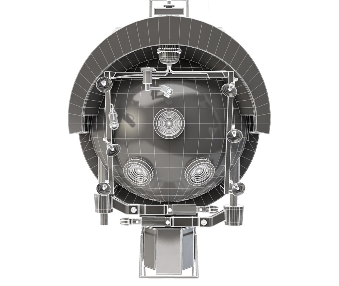 Nautile Submersible 3d Model