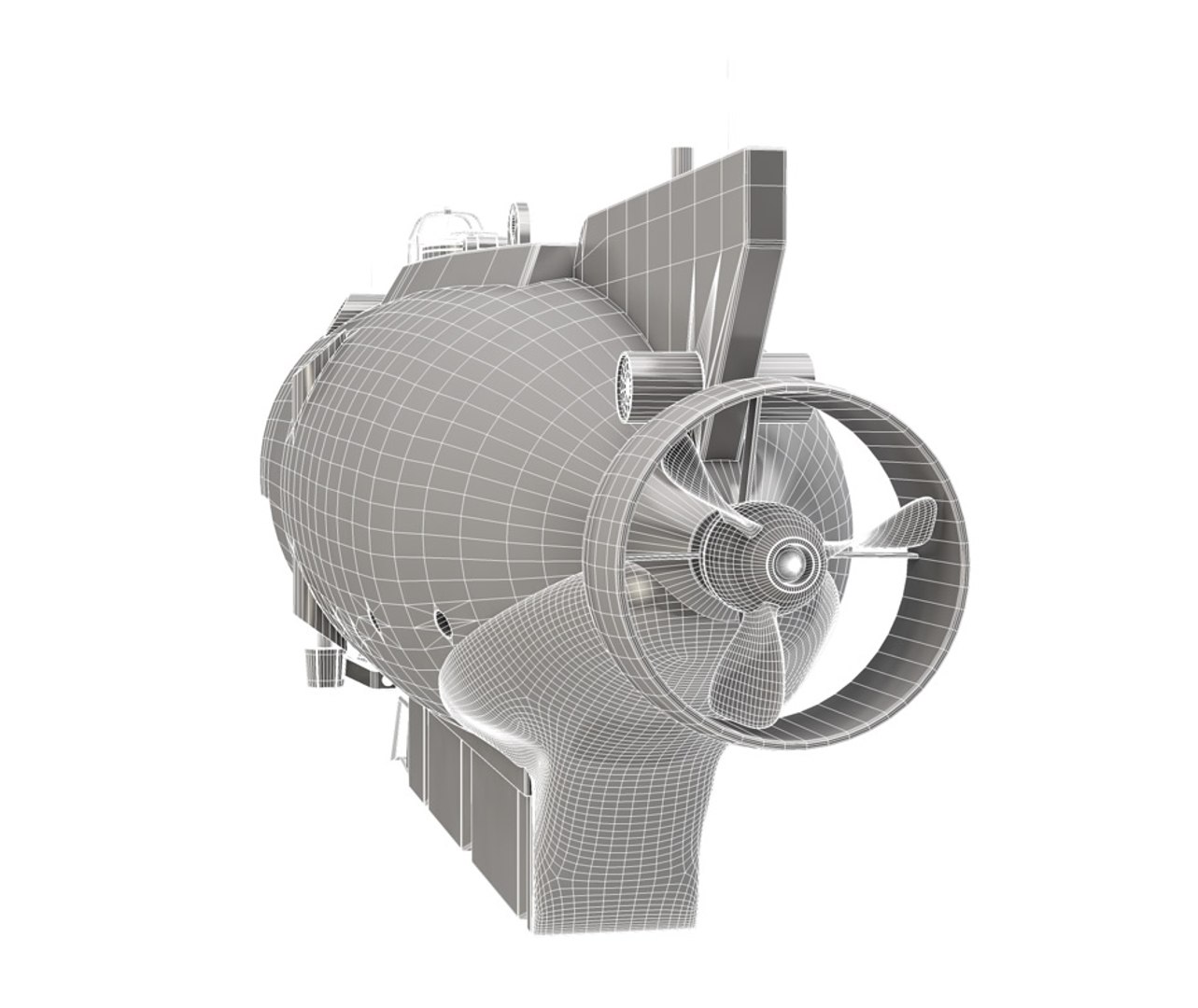 Nautile Submersible 3d Model