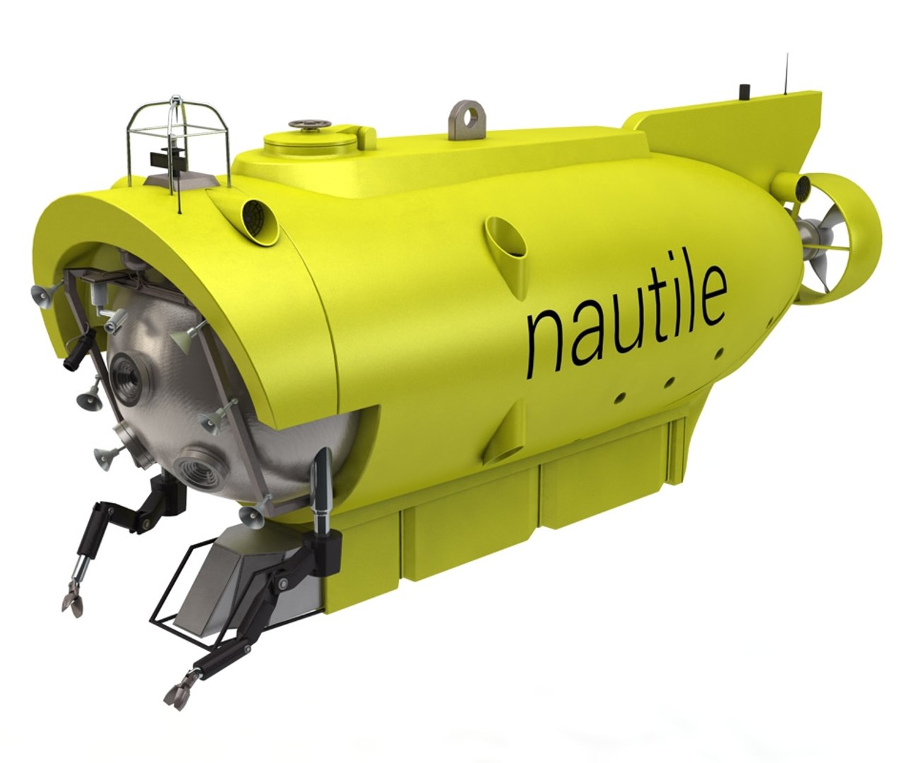 Nautile Submersible 3d Model