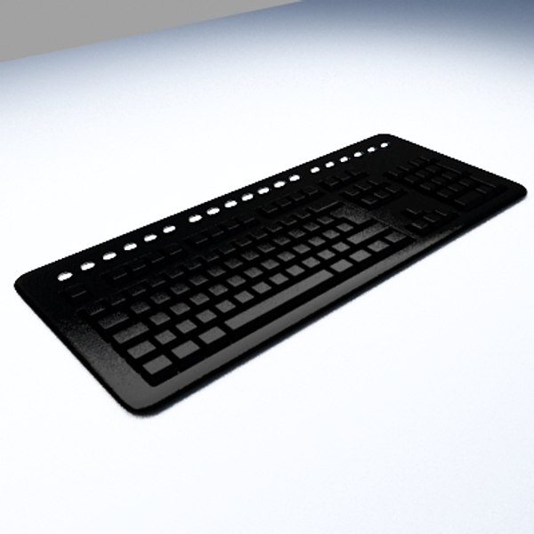 keyboard 3d max