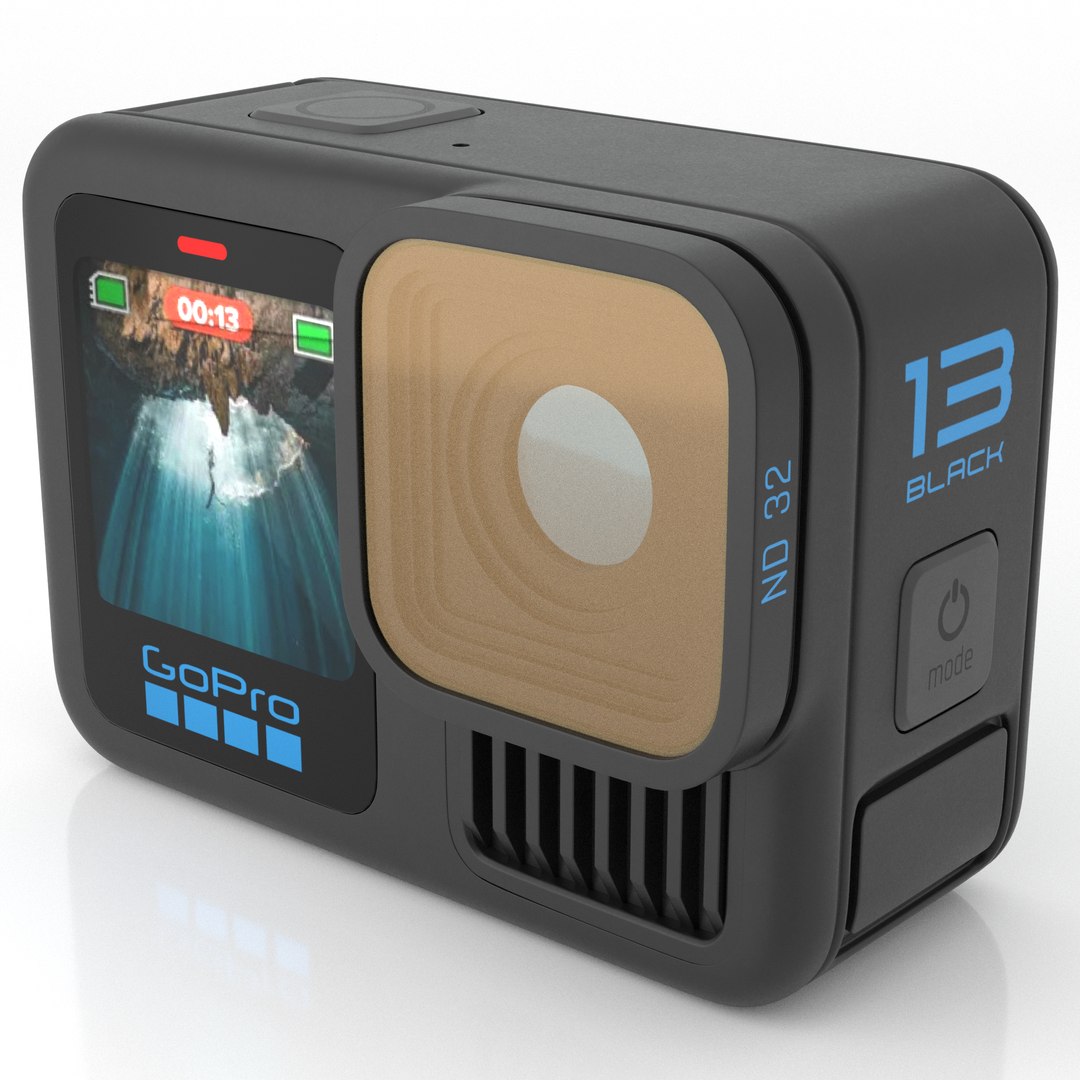 Action Camera GoPro HERO13 Black Creat 3D Modelor Edition 3D Model ...