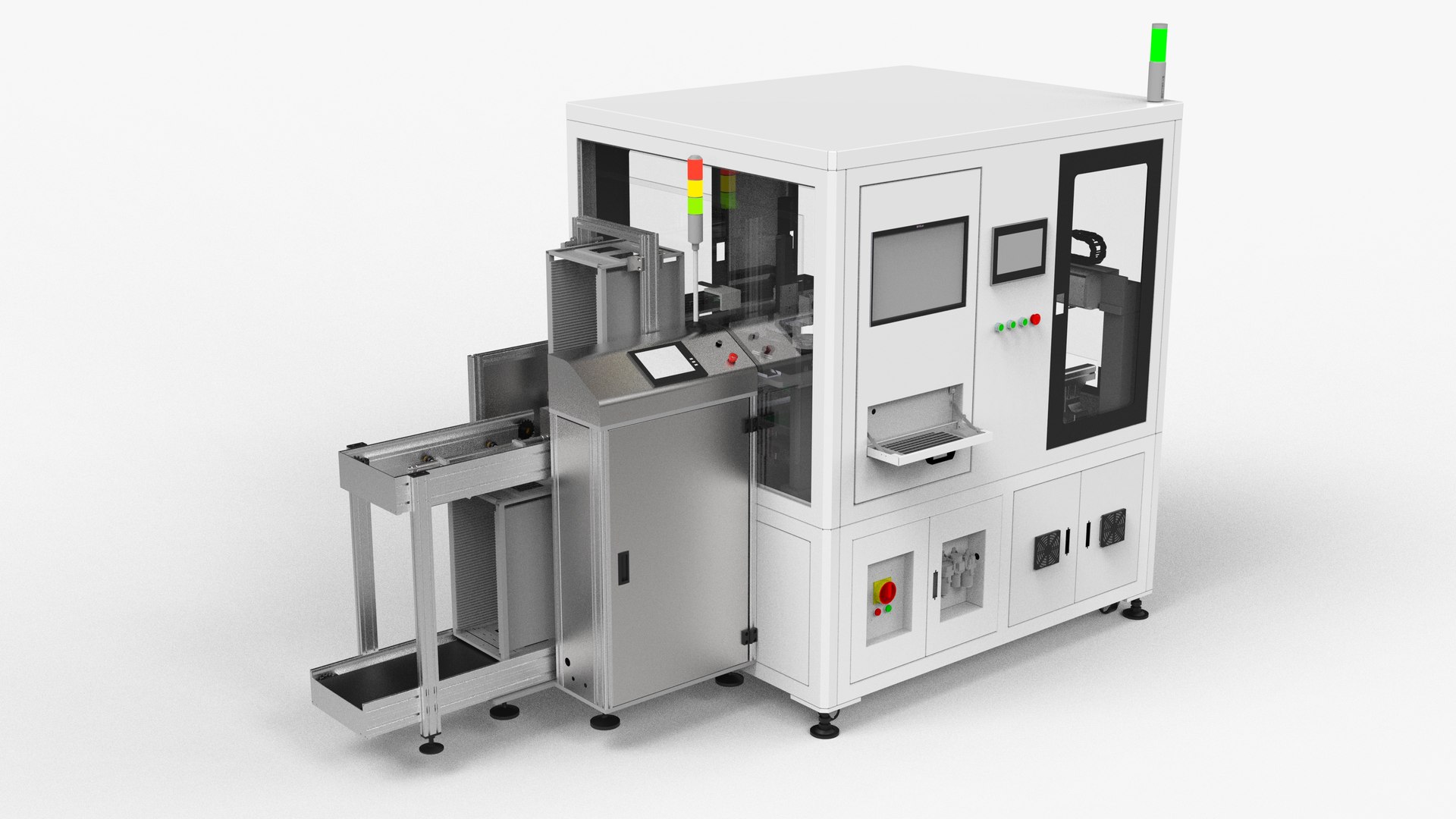 3D PCB Board Production Line Automatic - TurboSquid 1822176