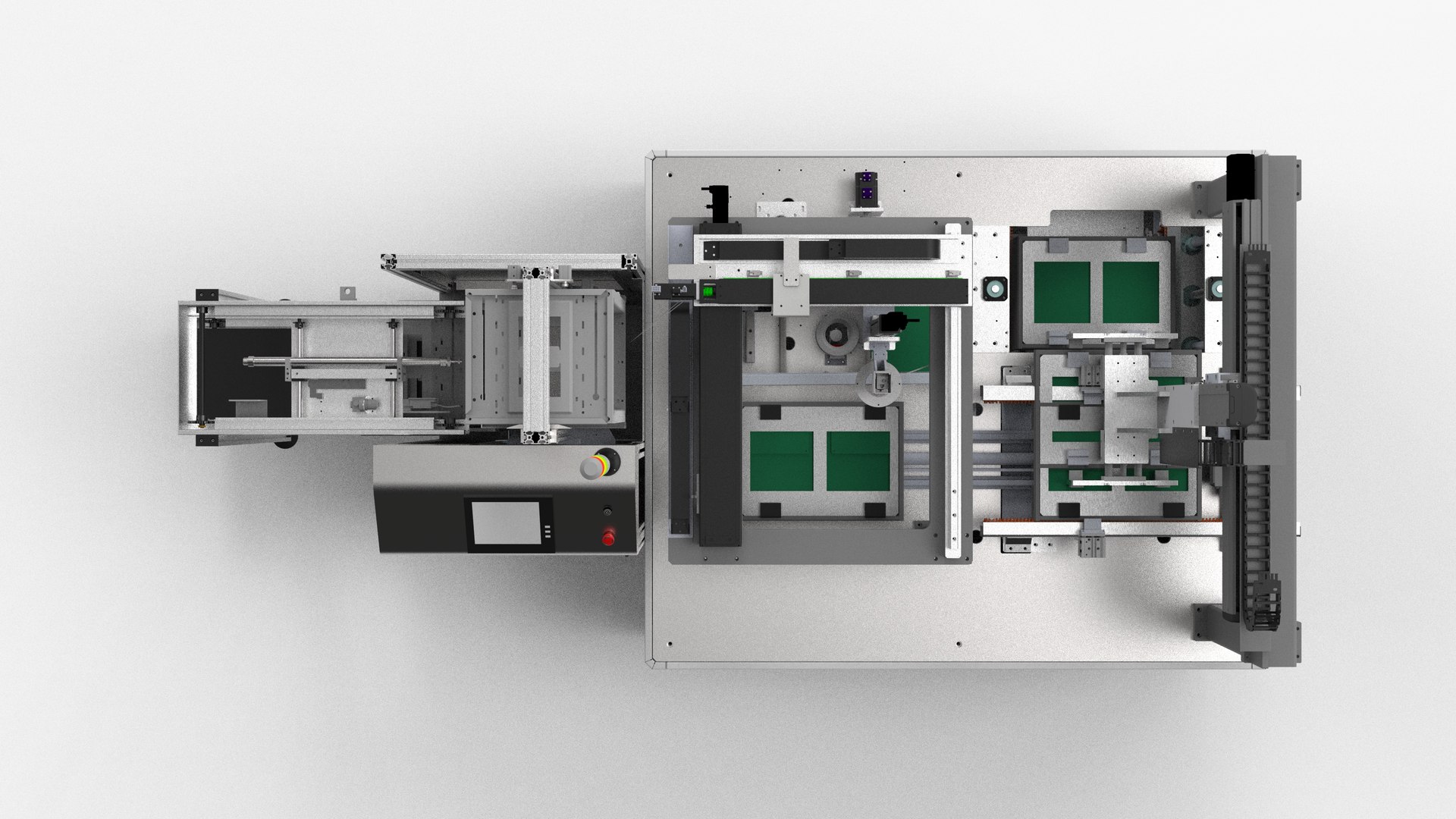 3D PCB Board Production Line Automatic - TurboSquid 1822176