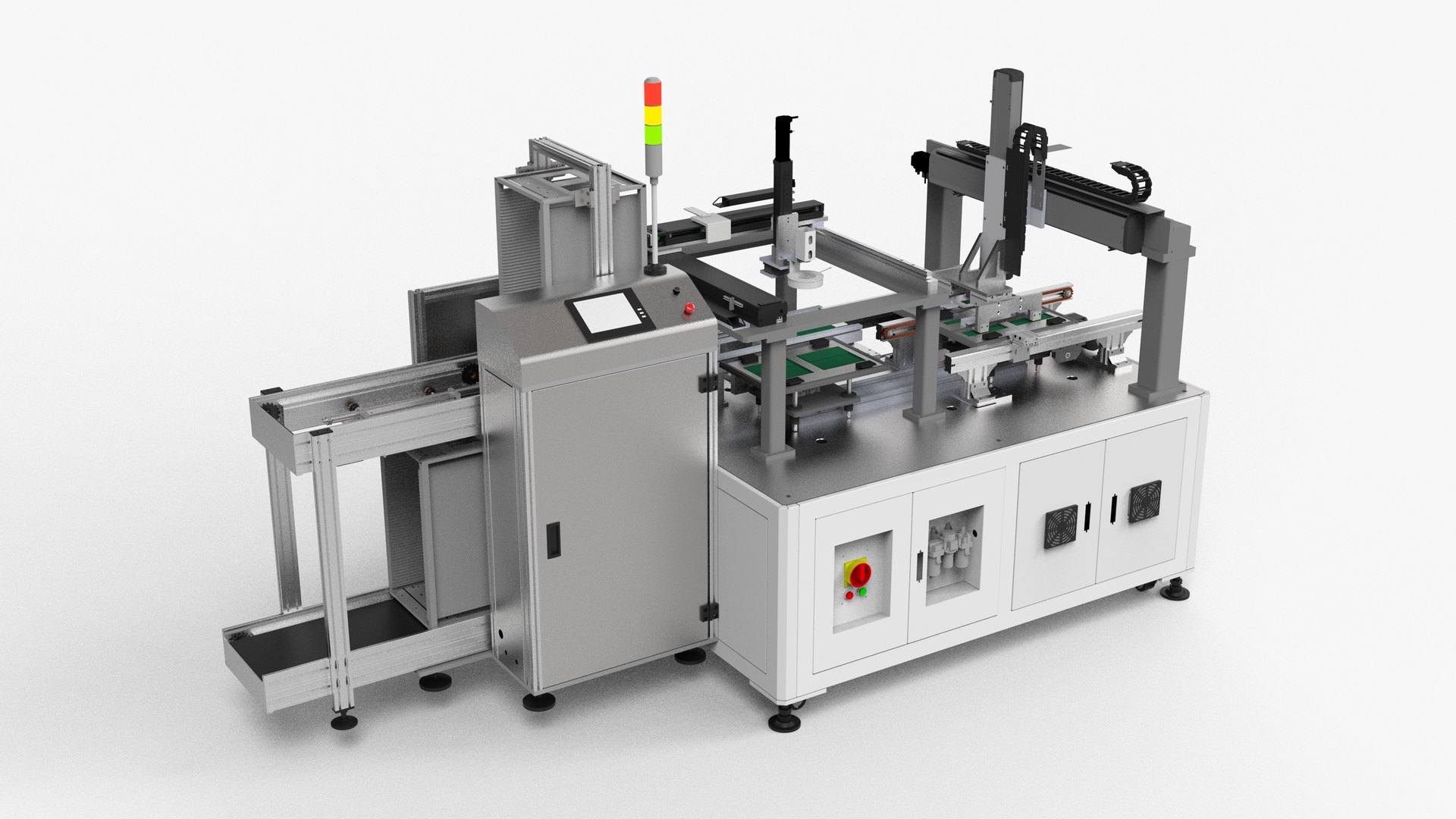 3D PCB Board Production Line Automatic - TurboSquid 1822176