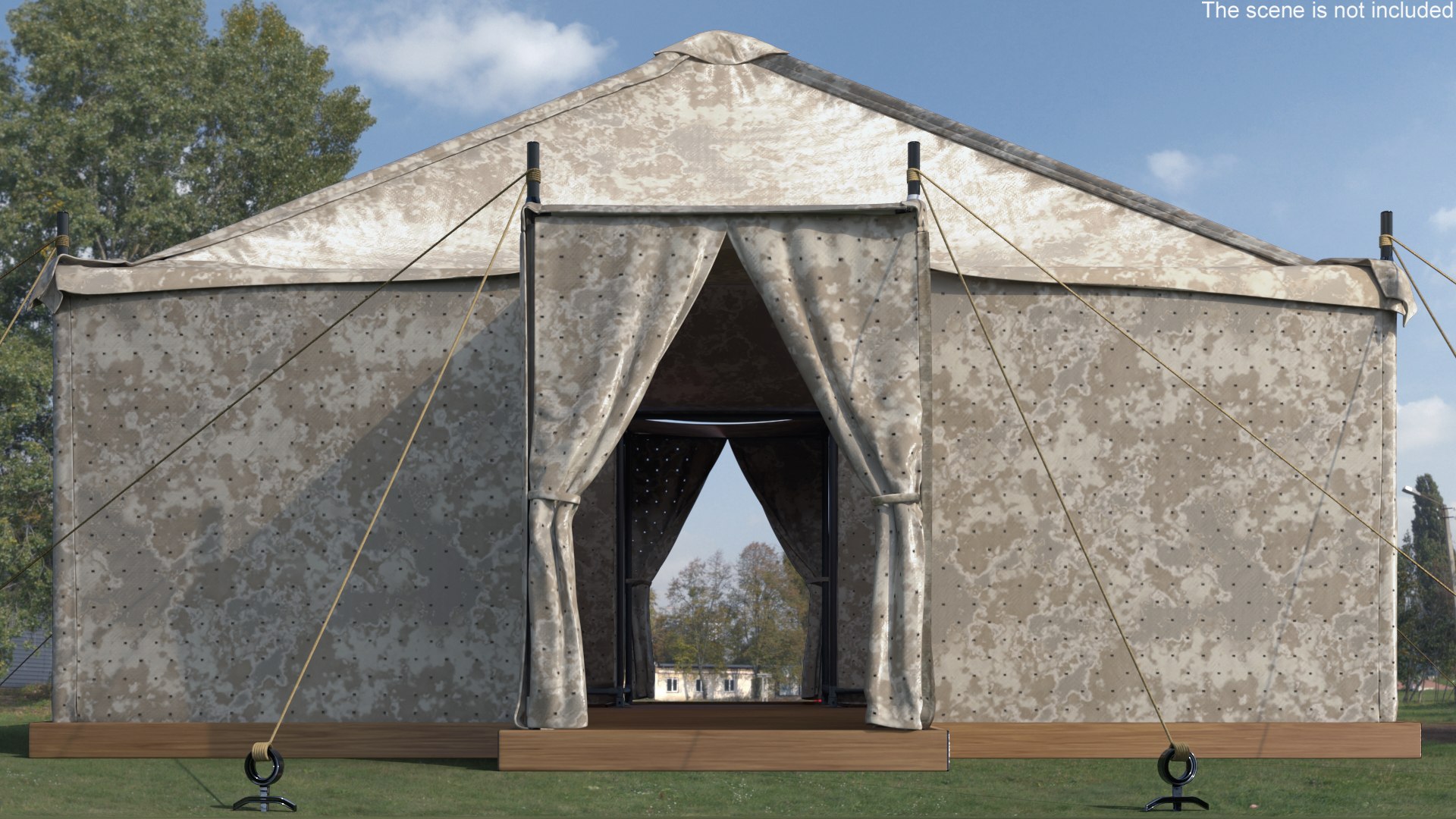 Military Command Tent 3D - TurboSquid 2402539