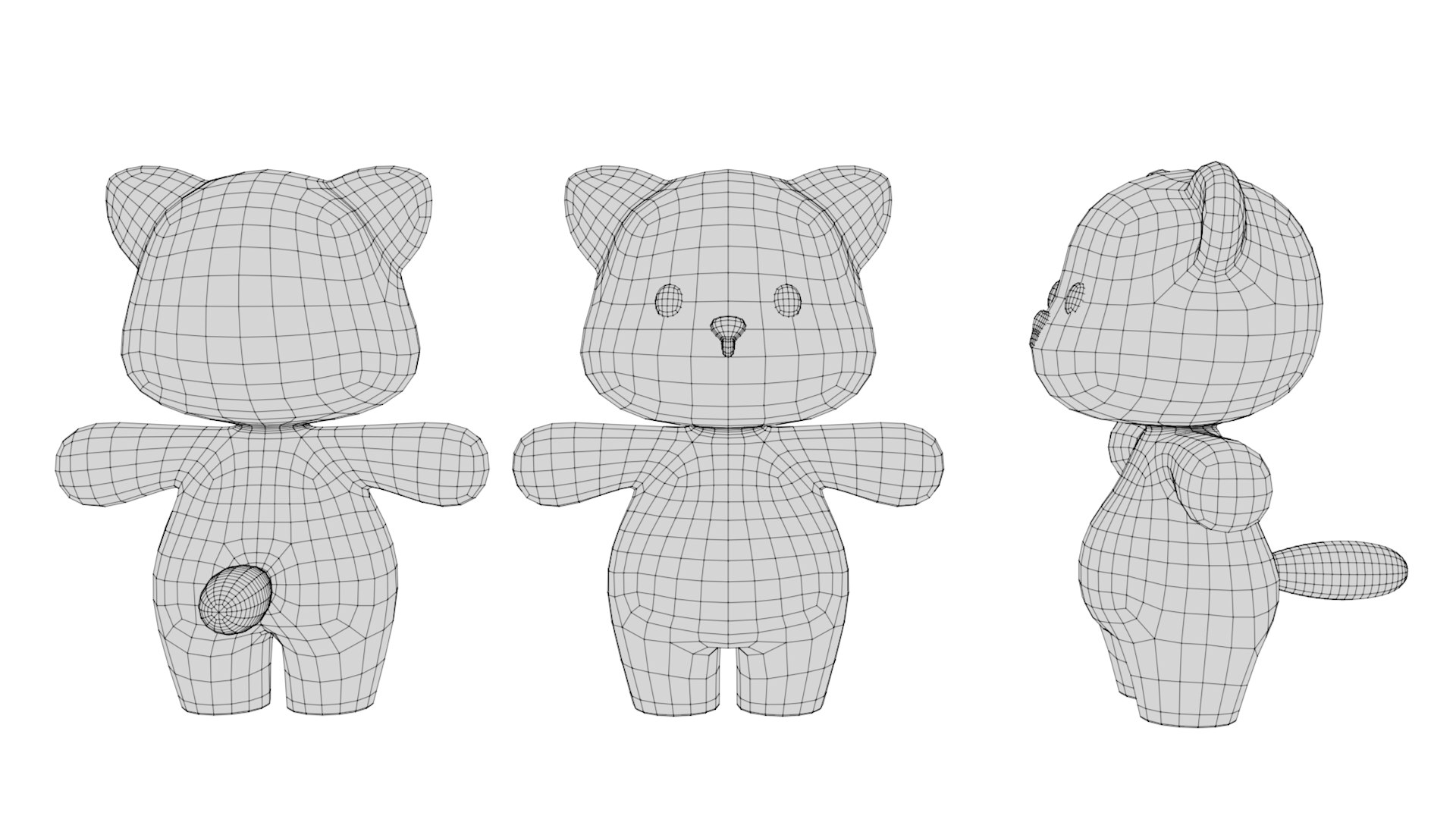 3D Rigged Cartoon Raccoon Model - TurboSquid 2206470