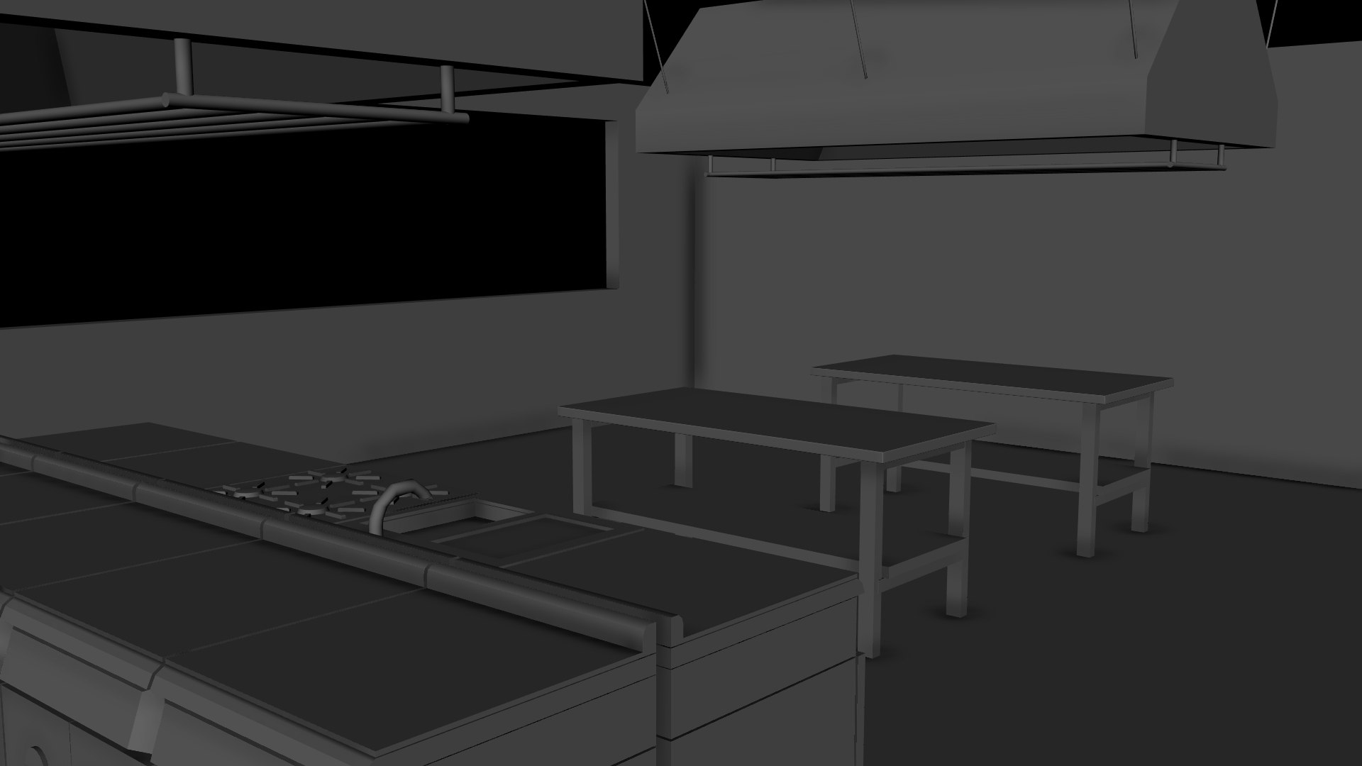 3D restaurant kitchen model - TurboSquid 1283693