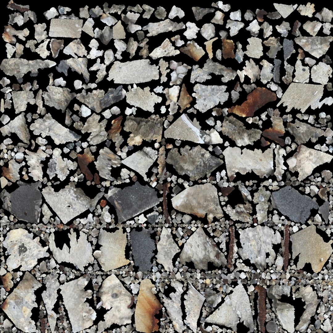 3d Broken Concrete Corner