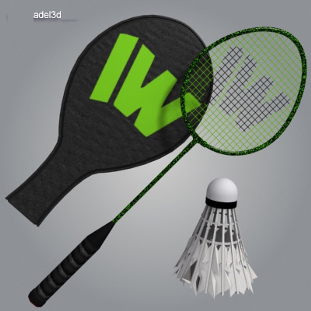 Racket Badminton 3d Model