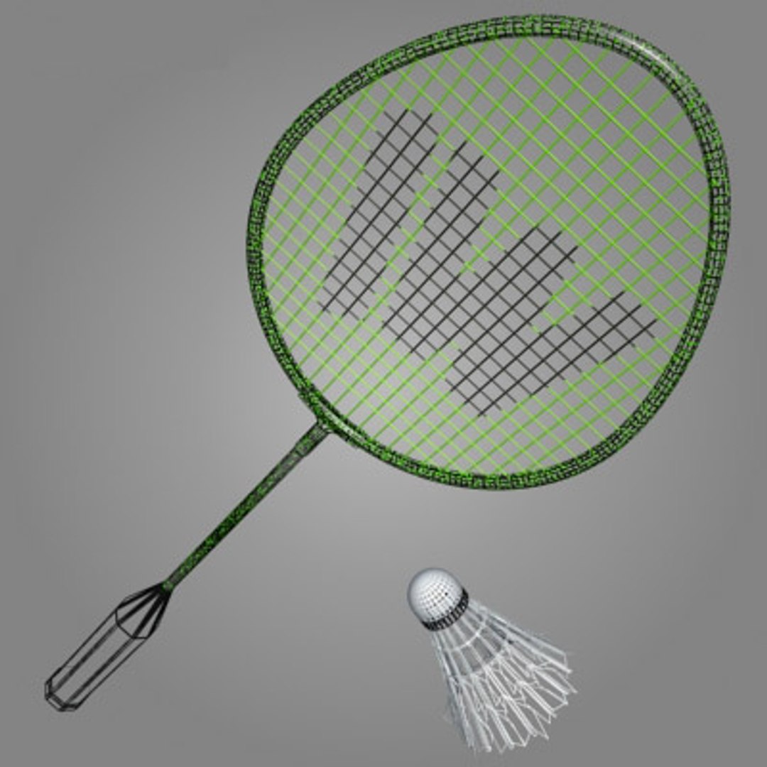 Racket Badminton 3d Model