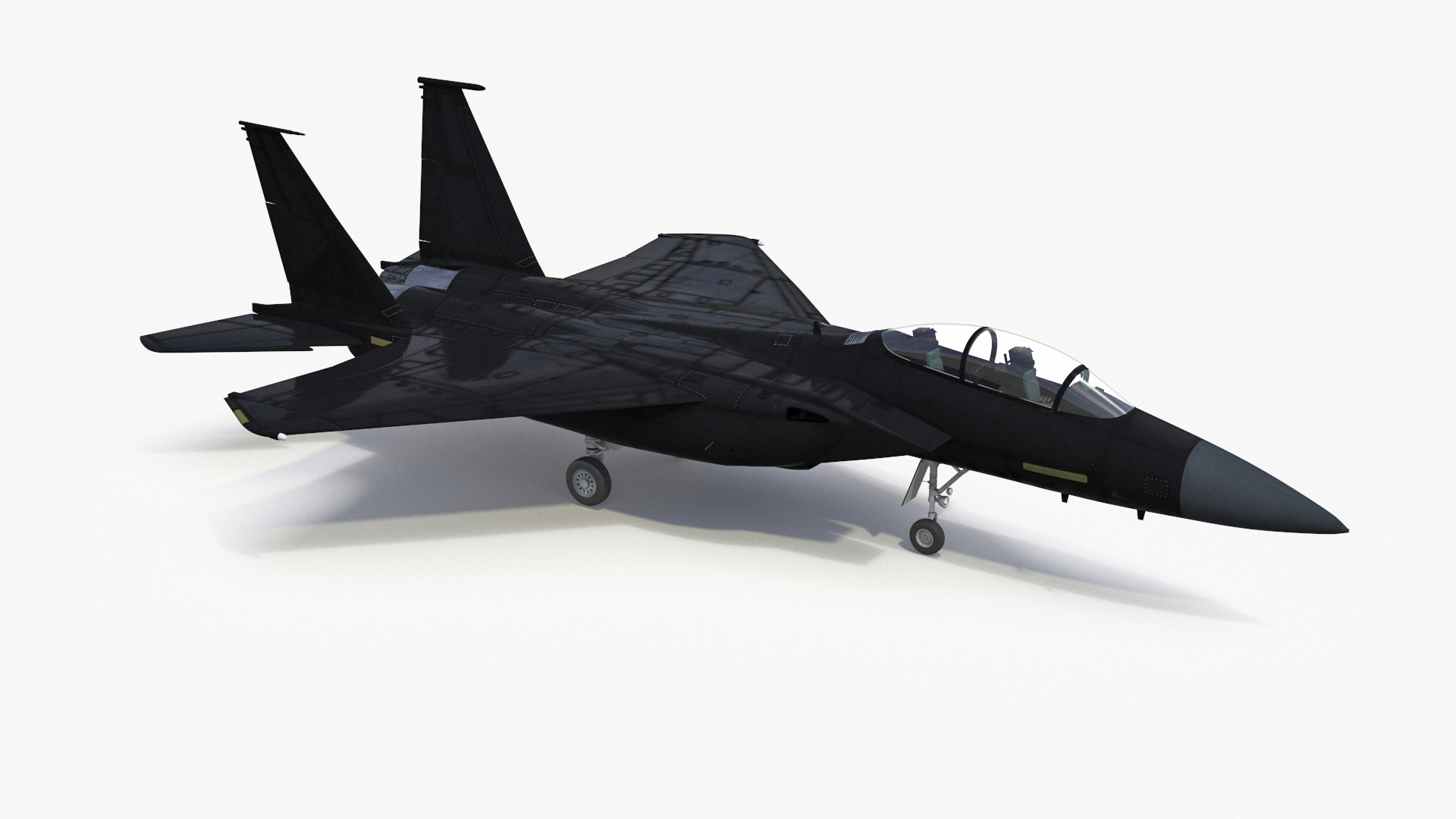 Multirole Strike Fighter Rigged 3D Model - TurboSquid 2320294