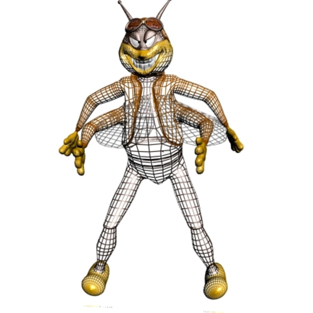 3d Model Captain Fly